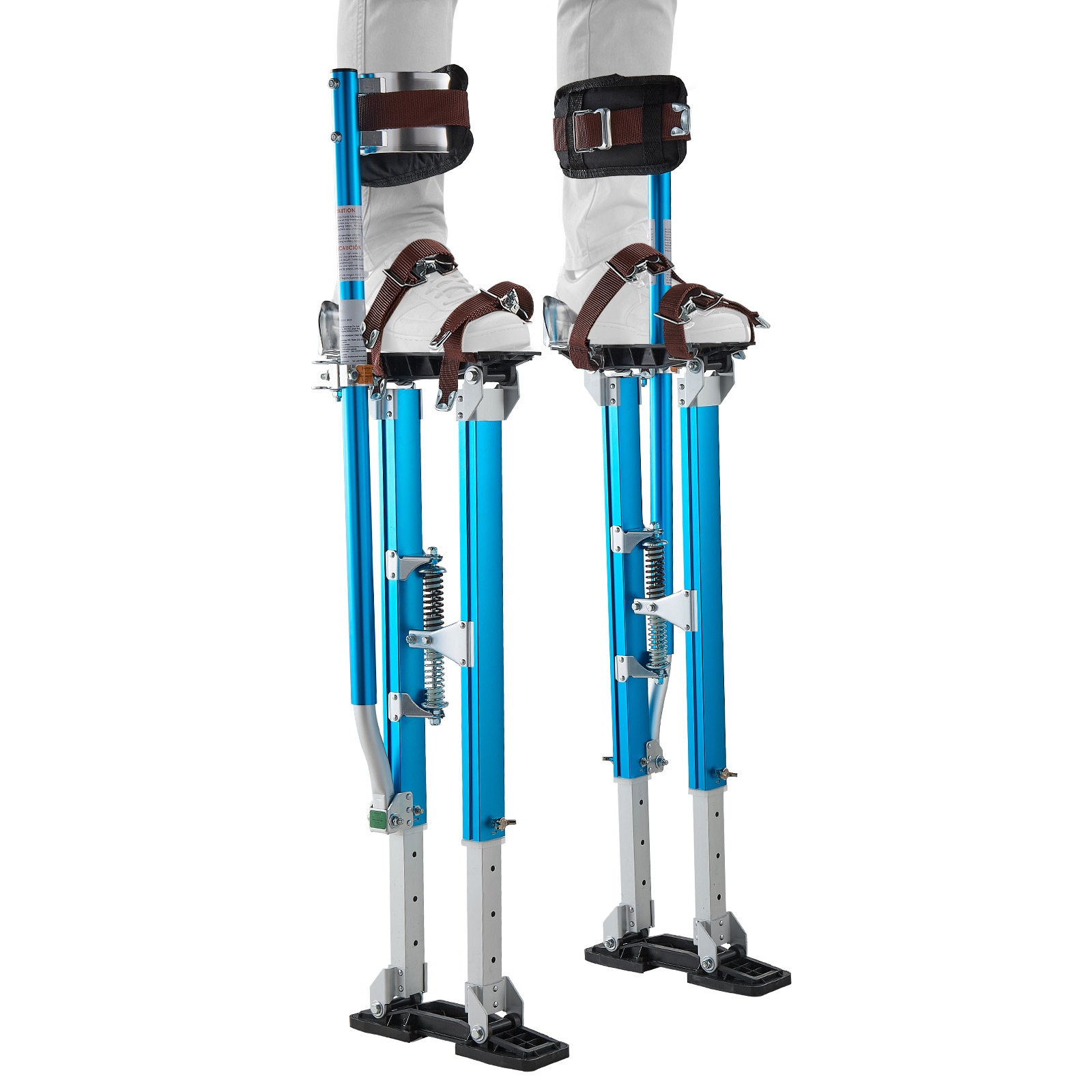 VEVOR Drywall Stilts 24.2-40.3 Inch Adjustable Aluminum Painter Stilts ...
