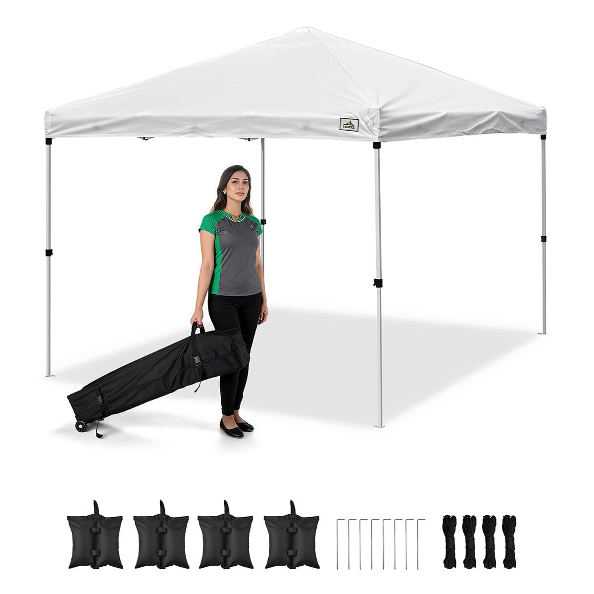 Yescom InstaHibit EZ GO 10x10-FT Pop Up Canopy Outdoor Instant Tent ...