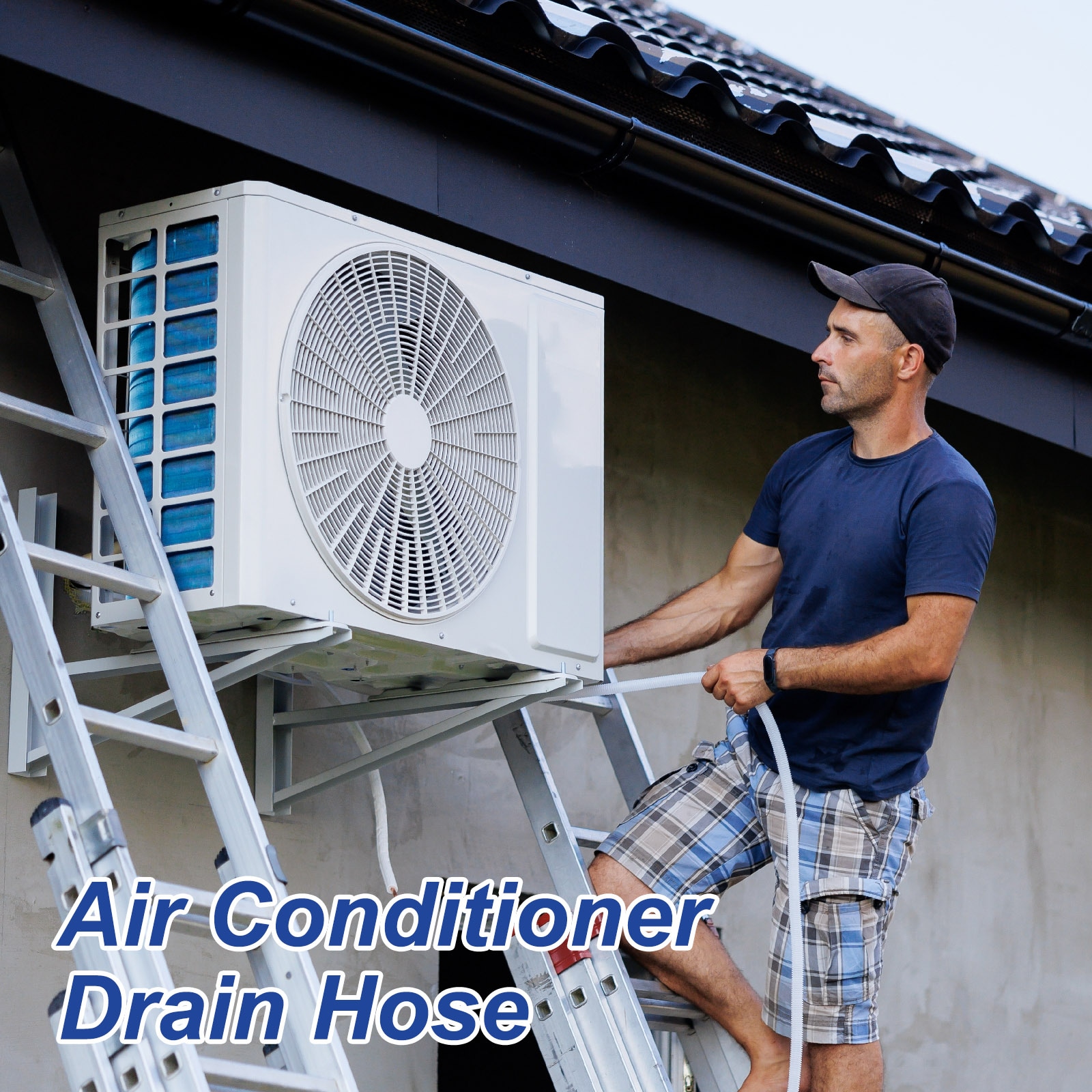 PATIKIL 65.6-Foot Air Conditioner Drain Hose 1/8-Inch ID x 1/5-Inch OD ...