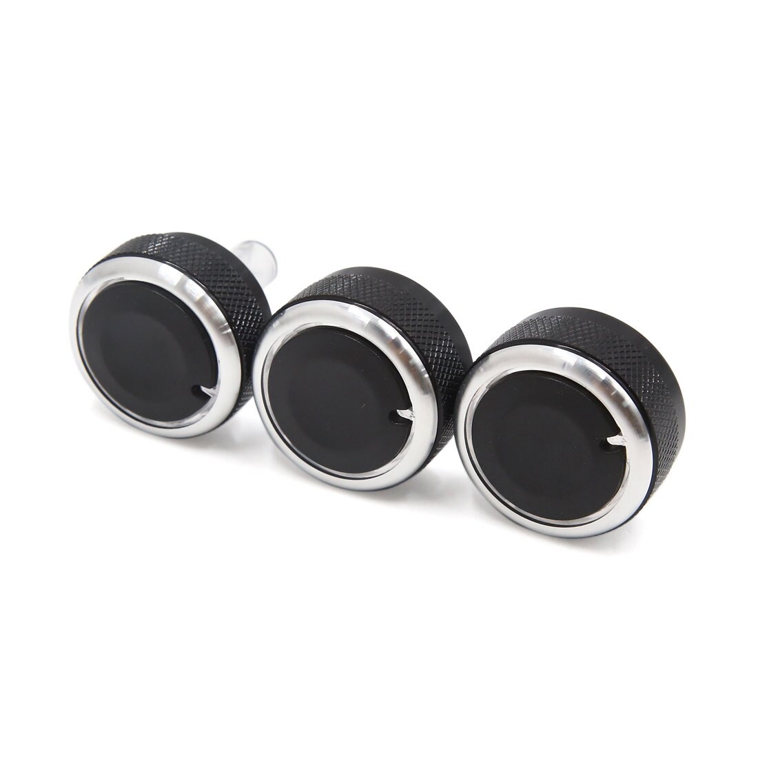 Unique Bargains 3pcs Black Air Conditioning Heater Panel Control Switch ...