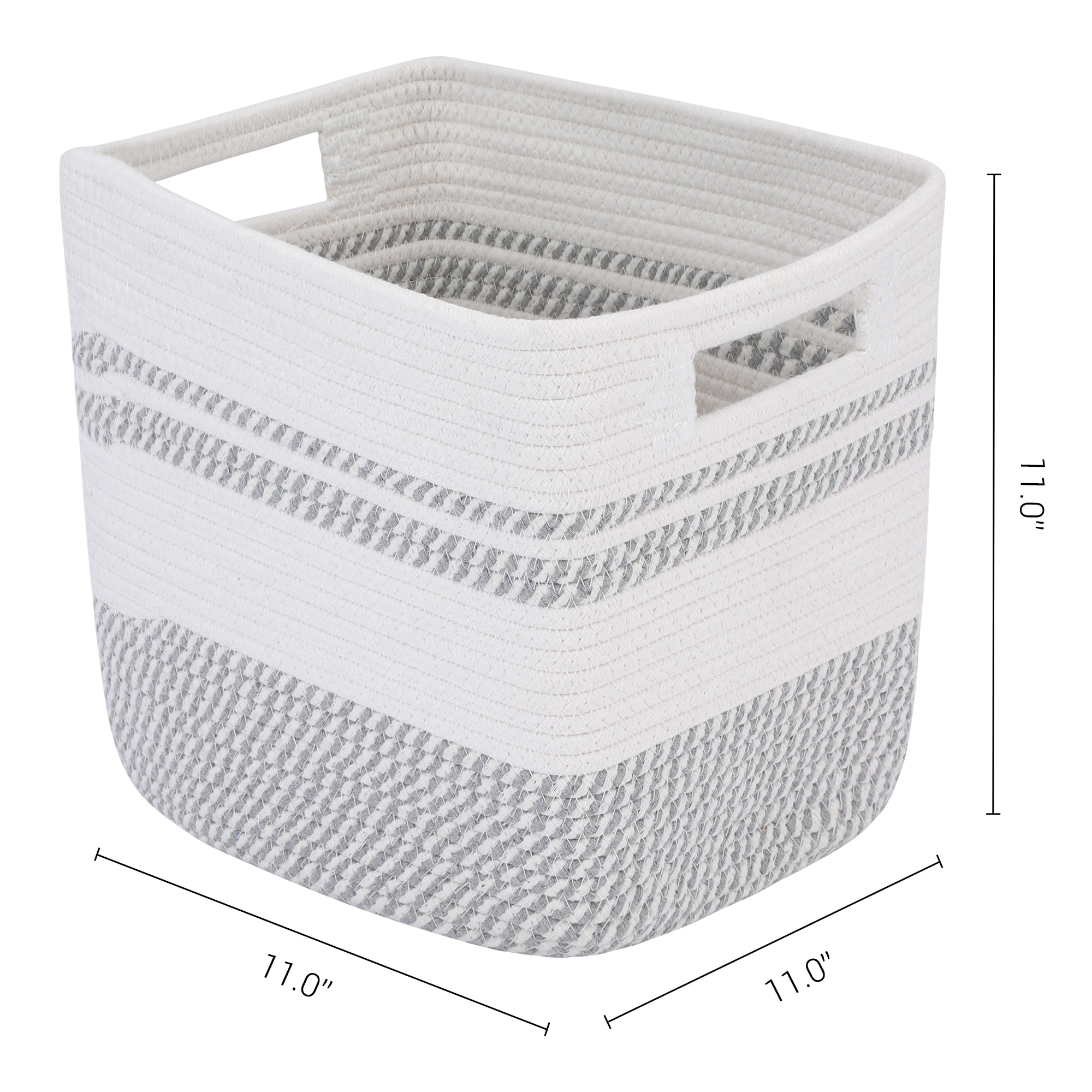 Unique Bargains 1 Pack Woven Storage Basket Self-supporting Closet ...