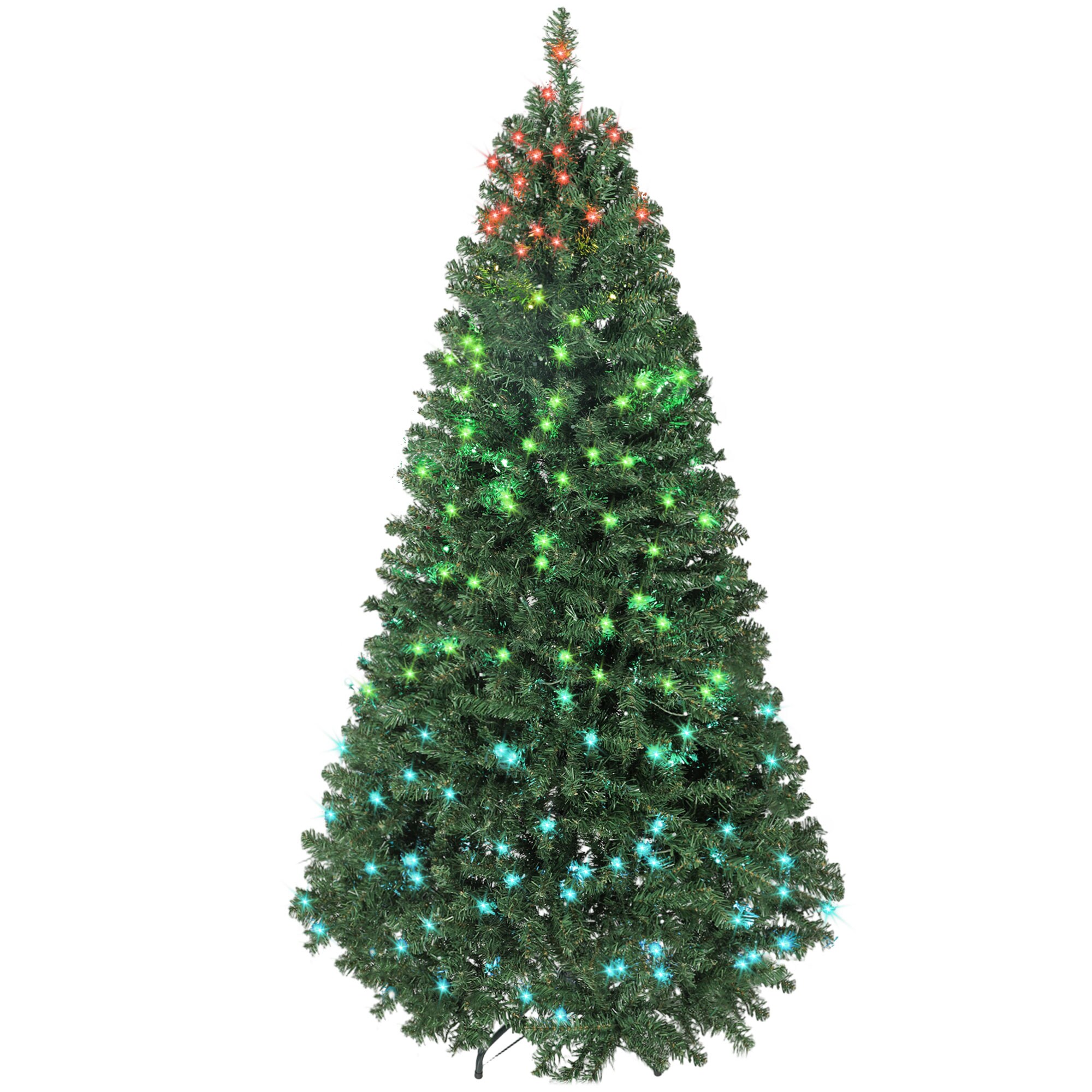 Upsimples 6FT Pre Lit Artificial Christmas Tree Full Classic Fir Design ...