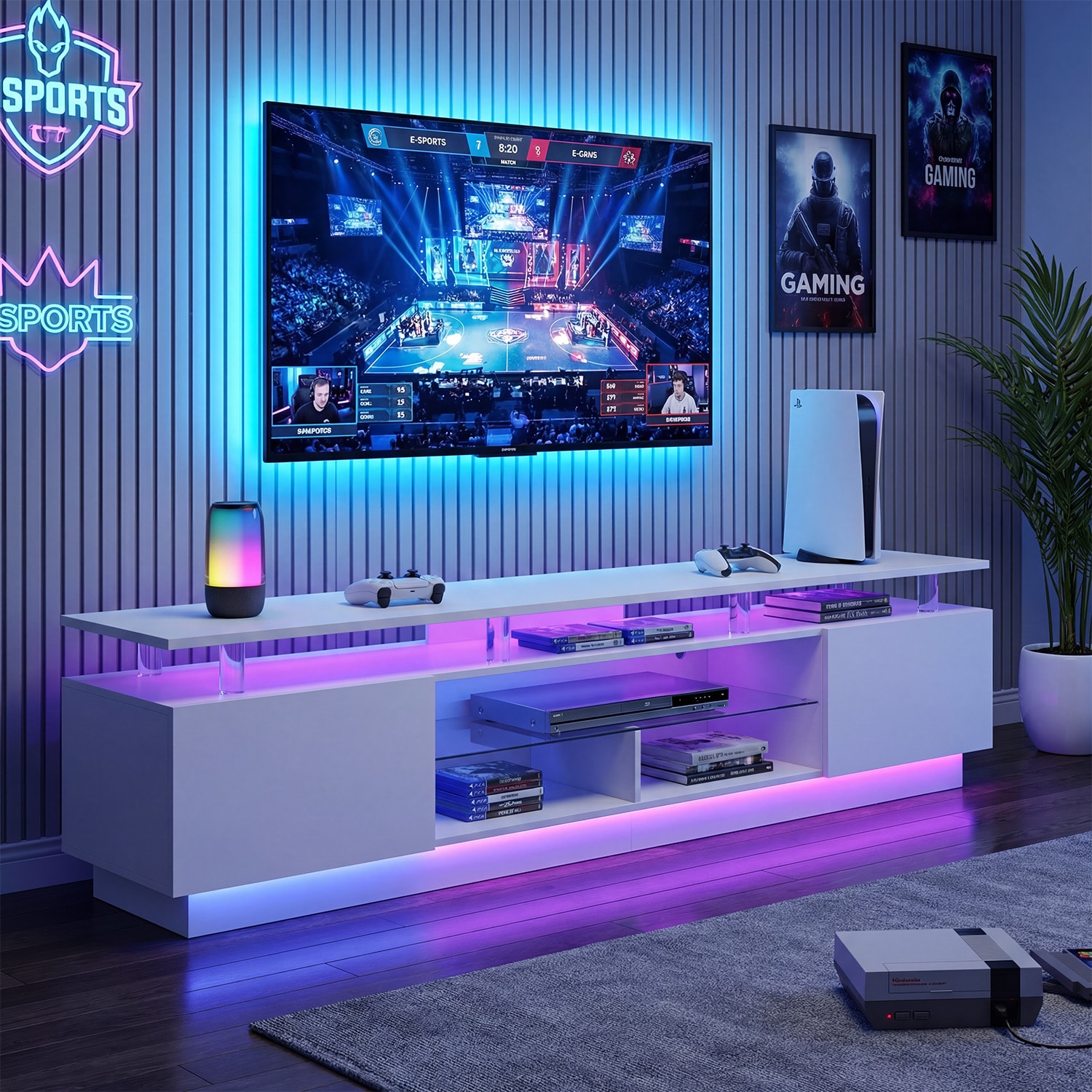 TVs up to 80-in 180-lb.-Weight Capacity TV Stands at Lowes.com