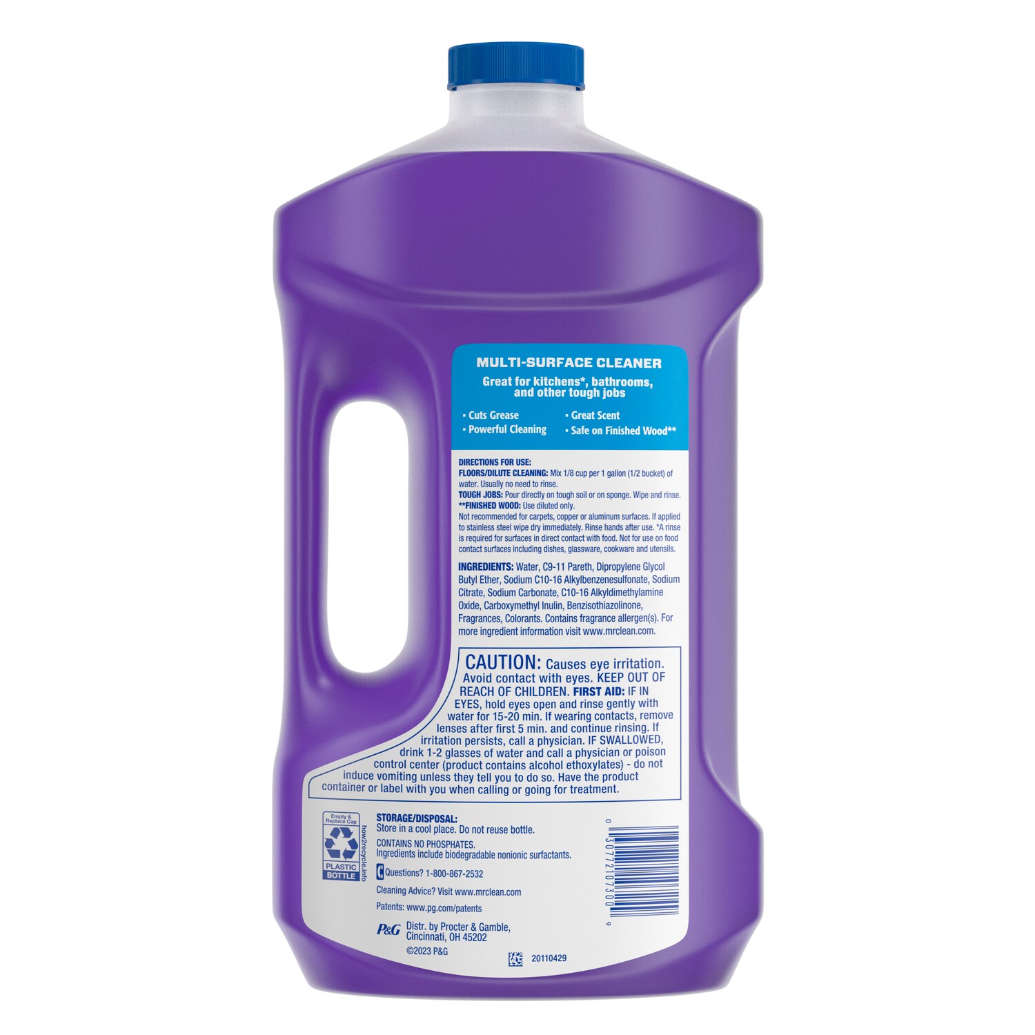 Mr. Clean 64-fl oz Lavender Liquid All-Purpose Cleaner in the All ...
