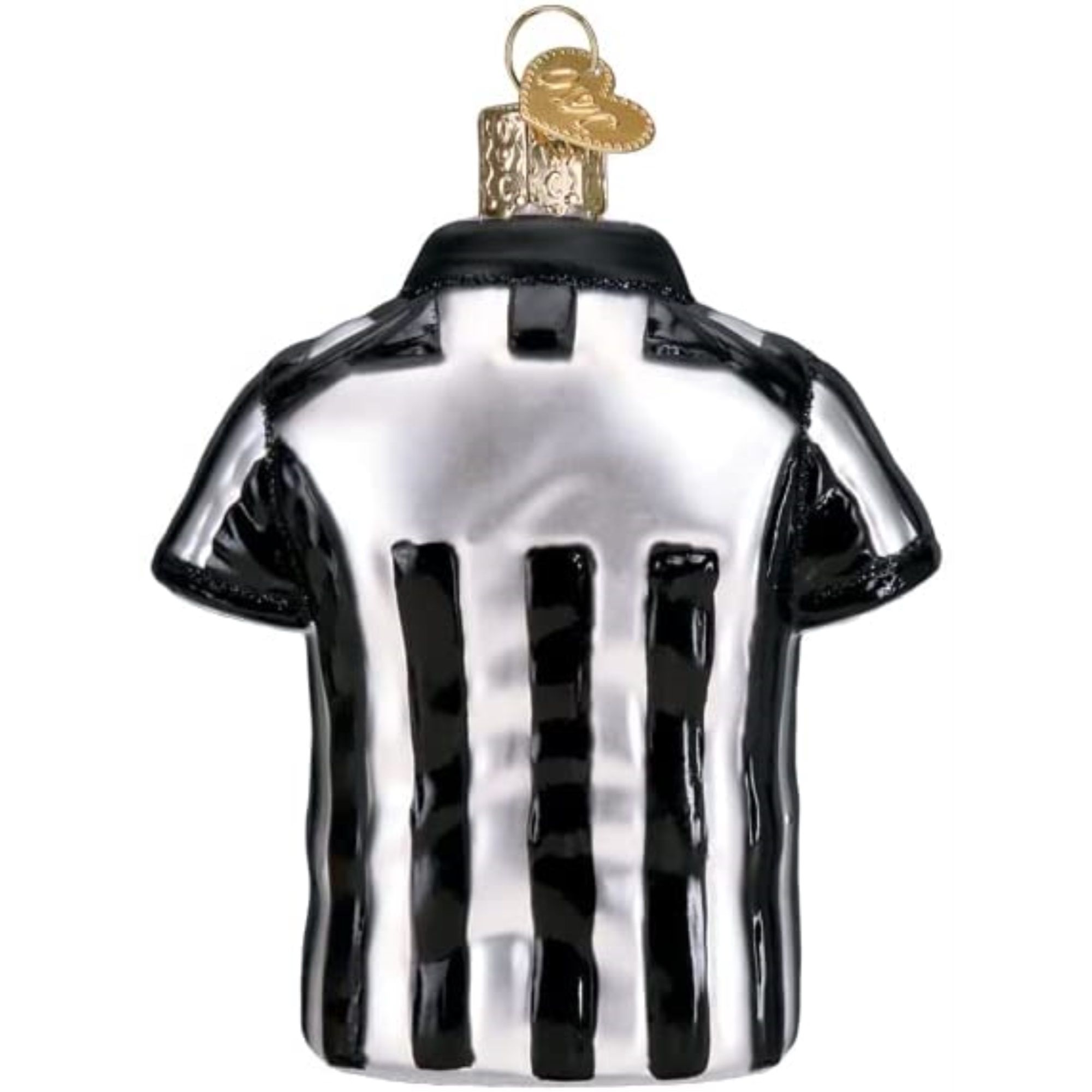 Old World Christmas Blown Glass Ornament for Christmas Tree - Referee Shirt in the Christmas ...