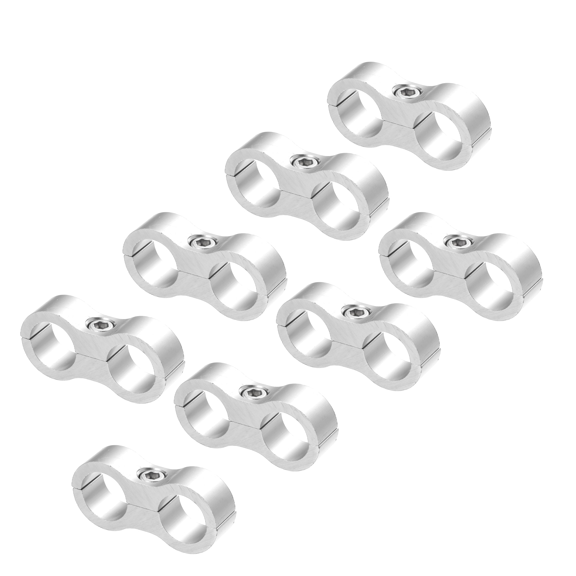 Unique Bargains 8pcs Car AN6 14mm Hose Separator Clamp Fitting Adapter ...