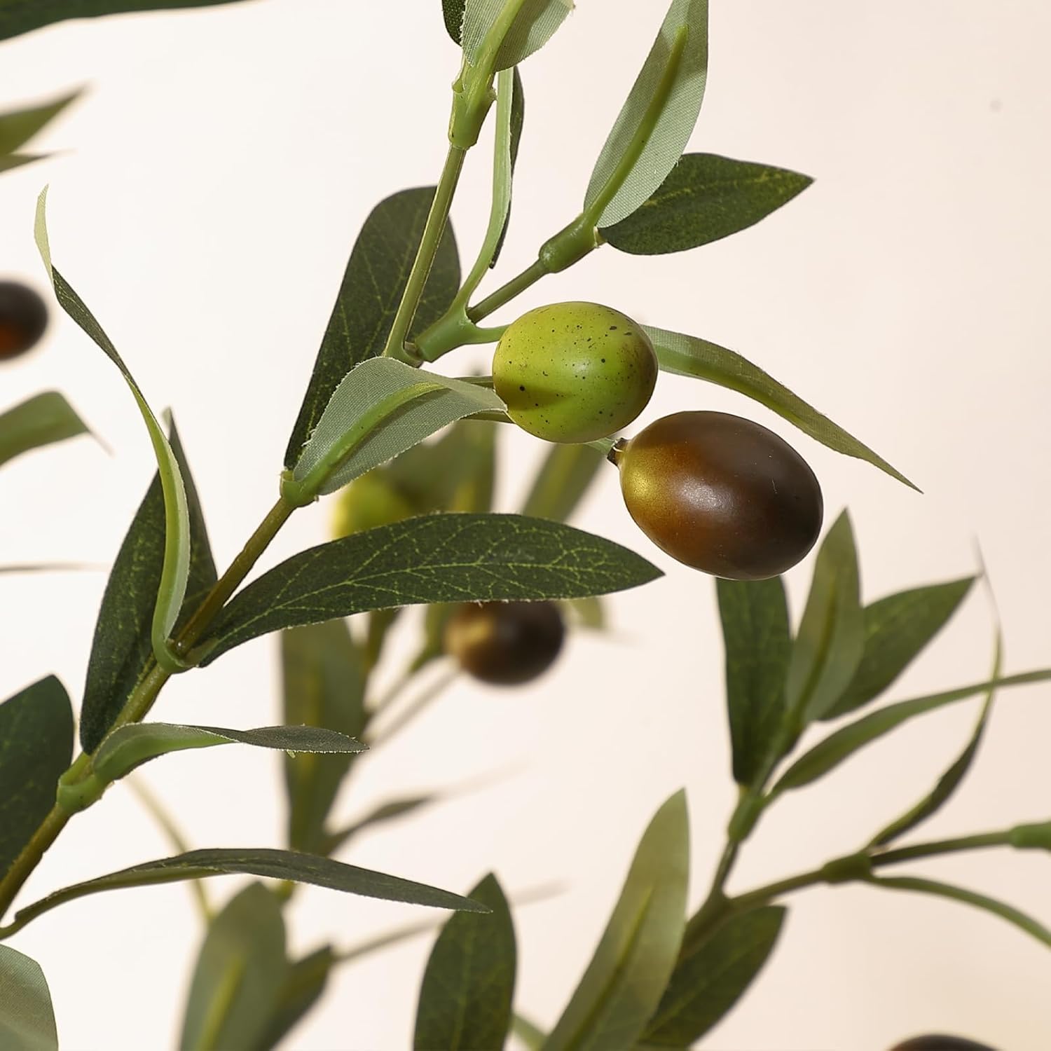 GarveeLife 5ft artificial olive tree indoor/ moss/ nursery pot/ fau+ ...