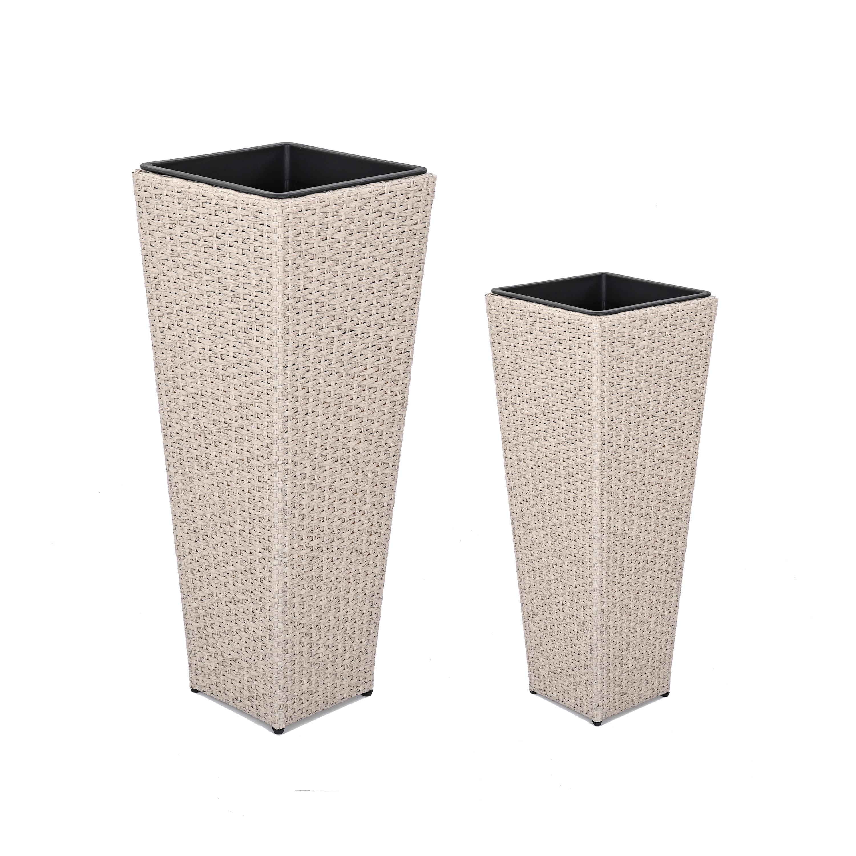 Polyrattan Rectangle Pots & Planters at Lowes.com