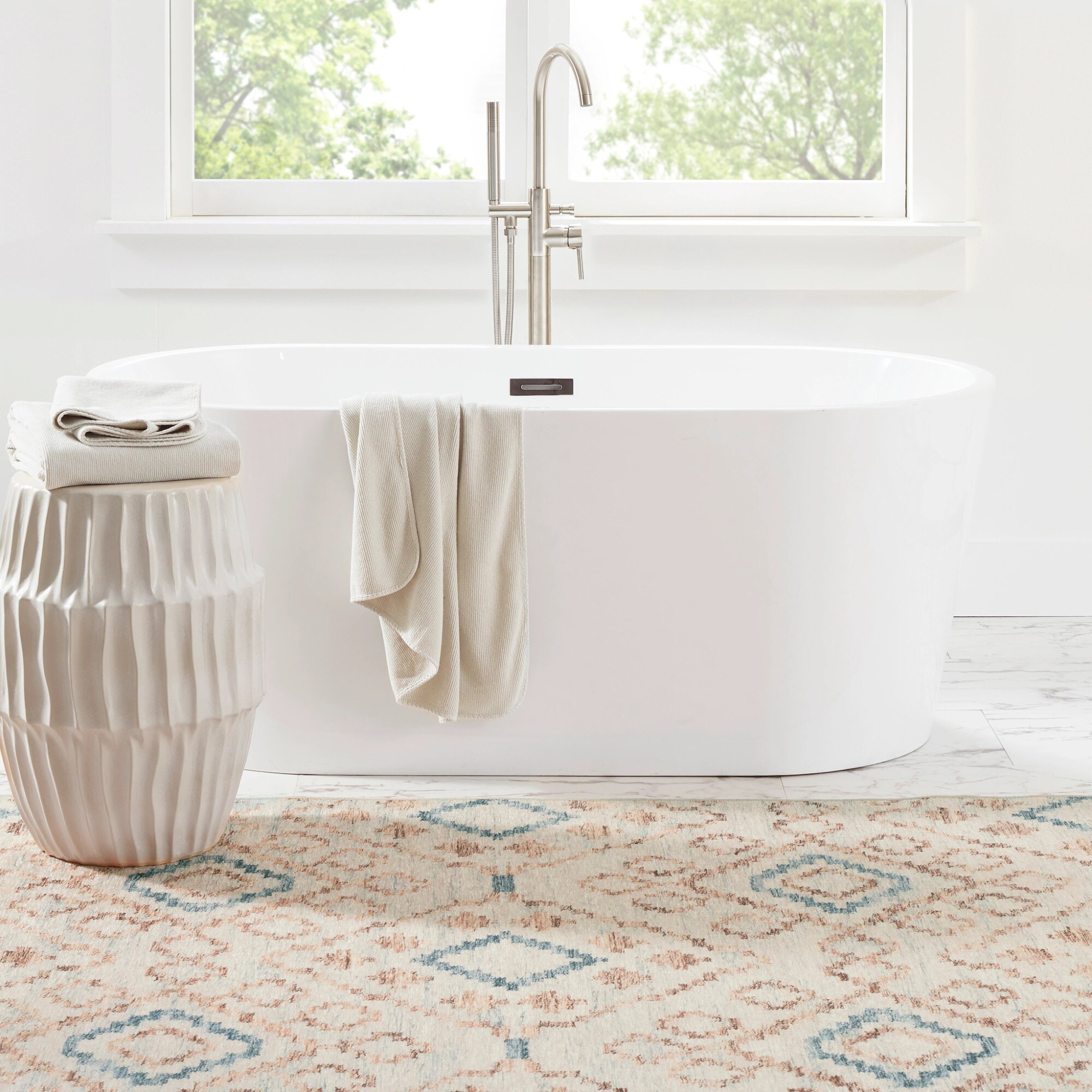 DASH & ALBERT Jelly 2 x 8 Roll Machine Washable Rug in the Rugs ...
