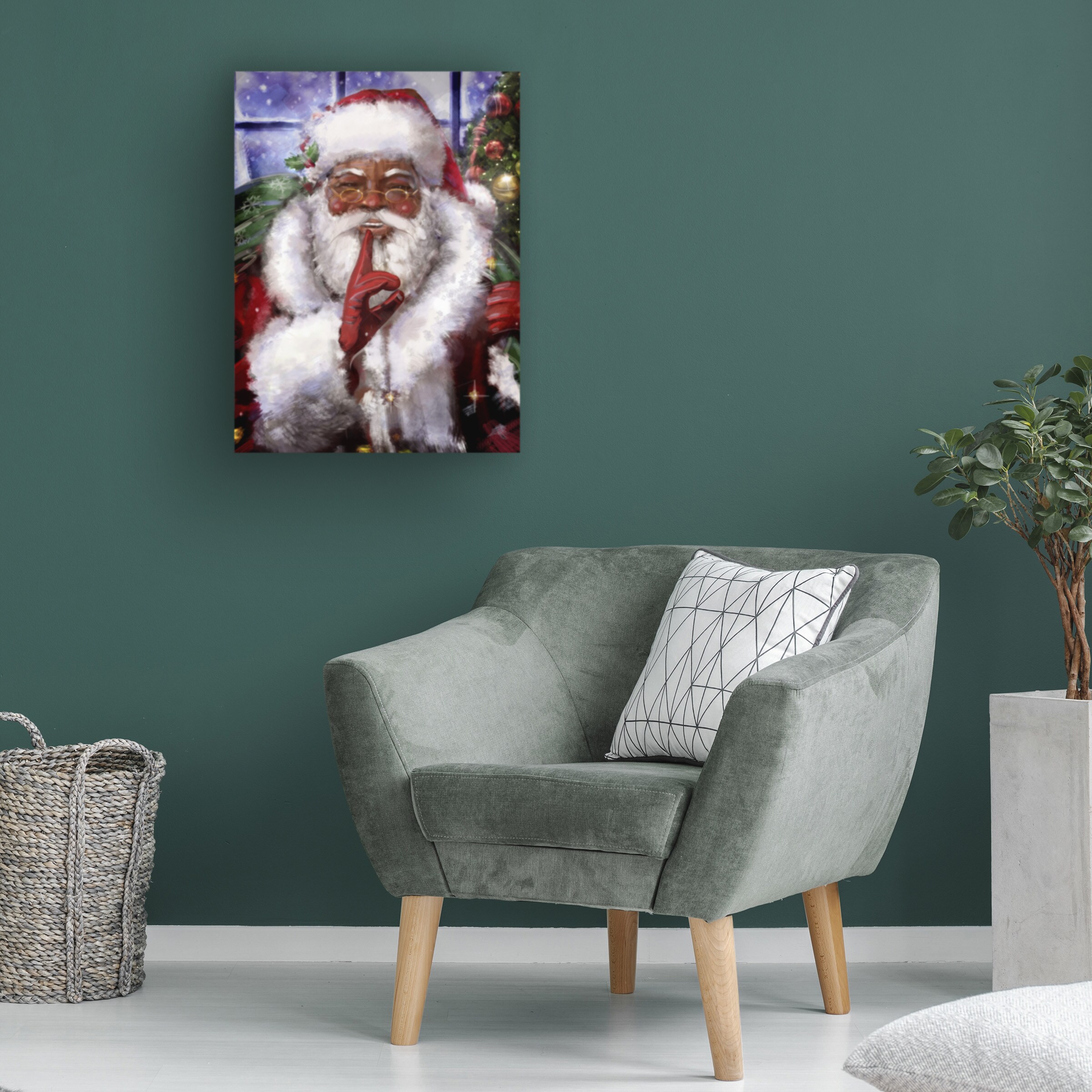 Trademark Fine Art Arnica Burnstone 'Shush' Canvas Art in the Wall Art ...