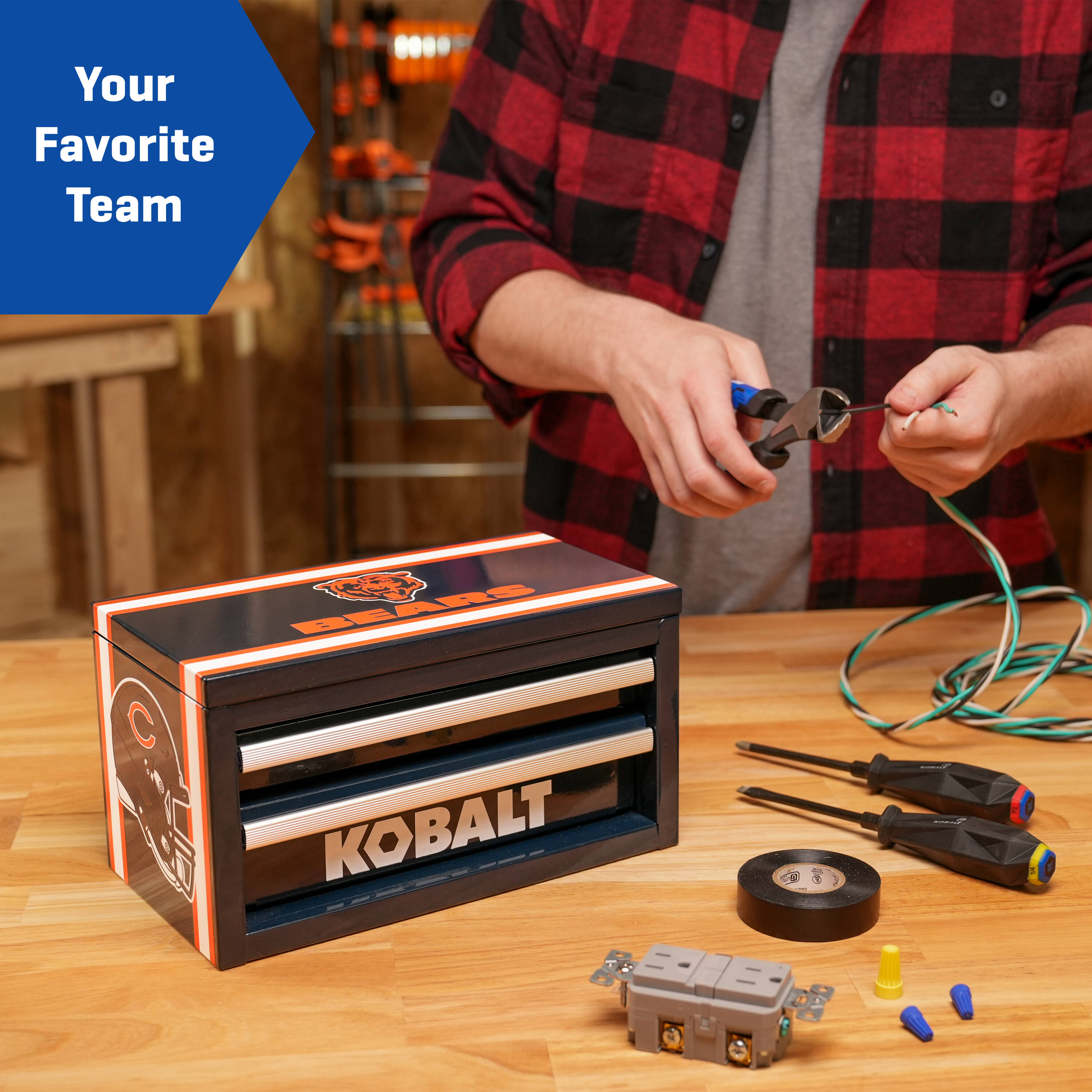 Kobalt Mini Toolbox Chicago Bears in the Portable Tool Boxes department ...
