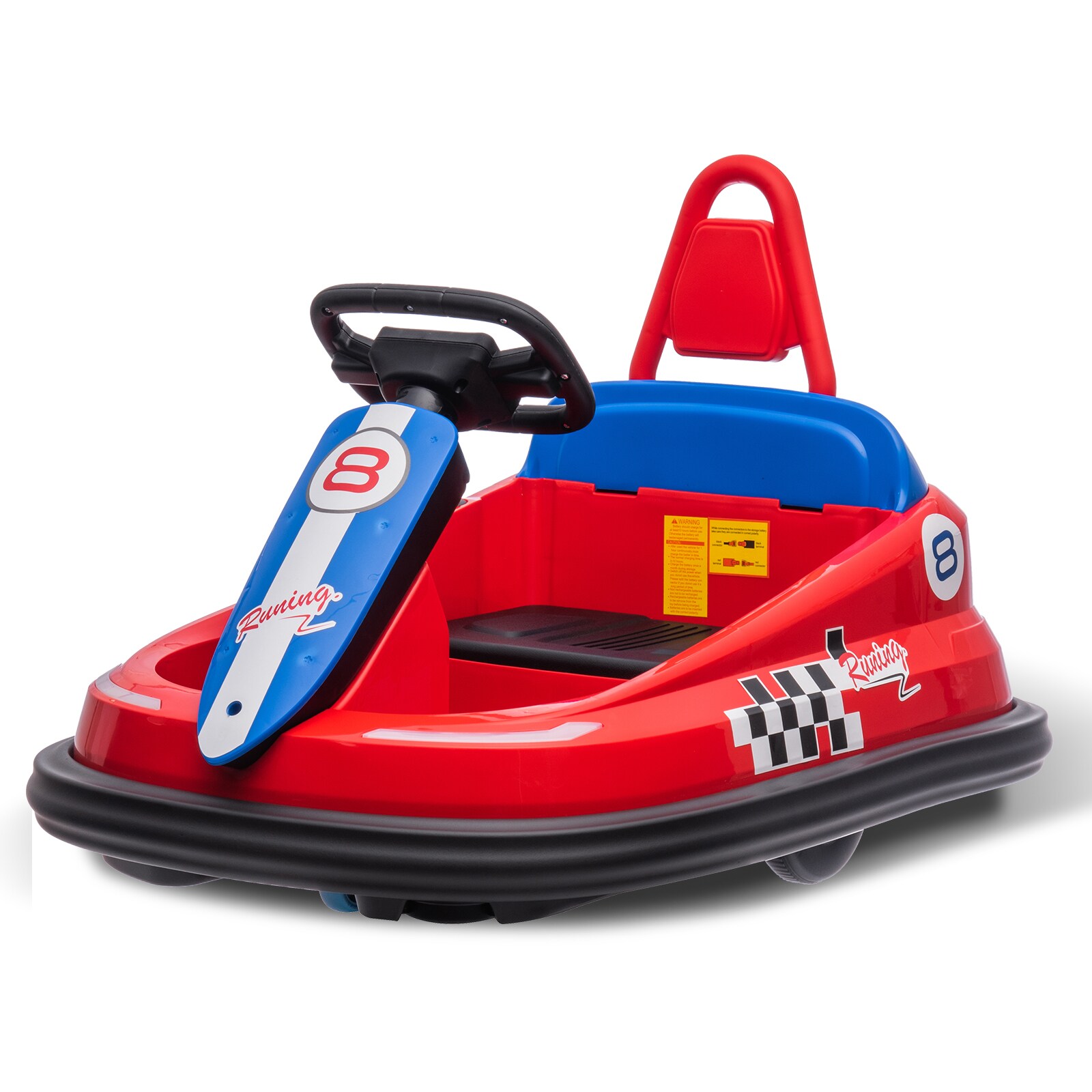 Garvee 6V Electric Bumper Car for Toddlers/ Ride On Toy w/Remote ...
