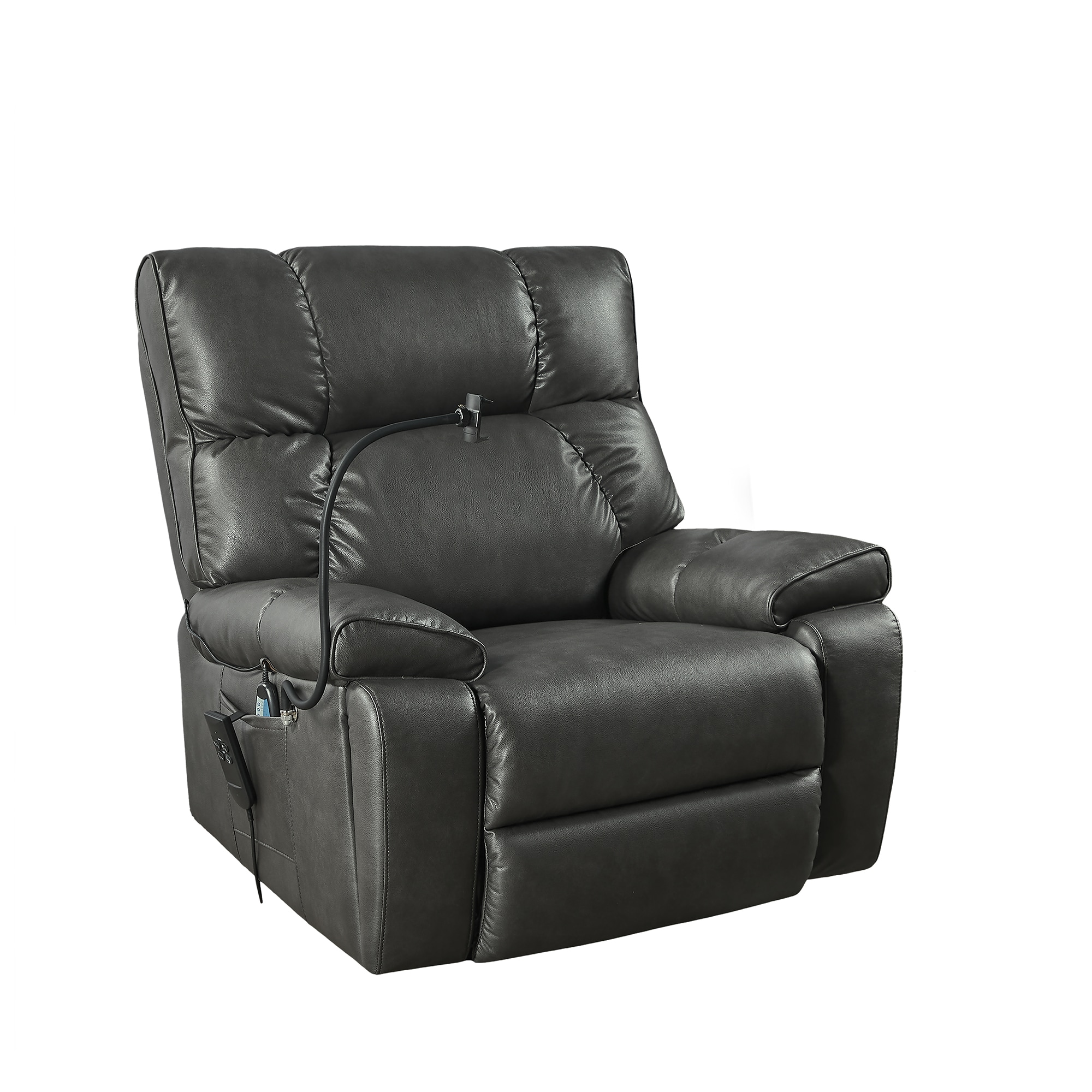 LOVMOR Recliner Chair Phone Holder Electric Power Lift Recliner 2 ...