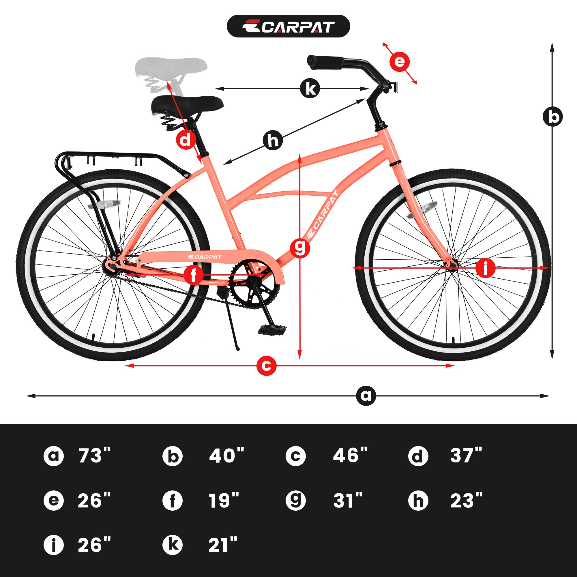 Damerin 26-in Adult Unisex Bike BNT-1856-07 at Lowes.com