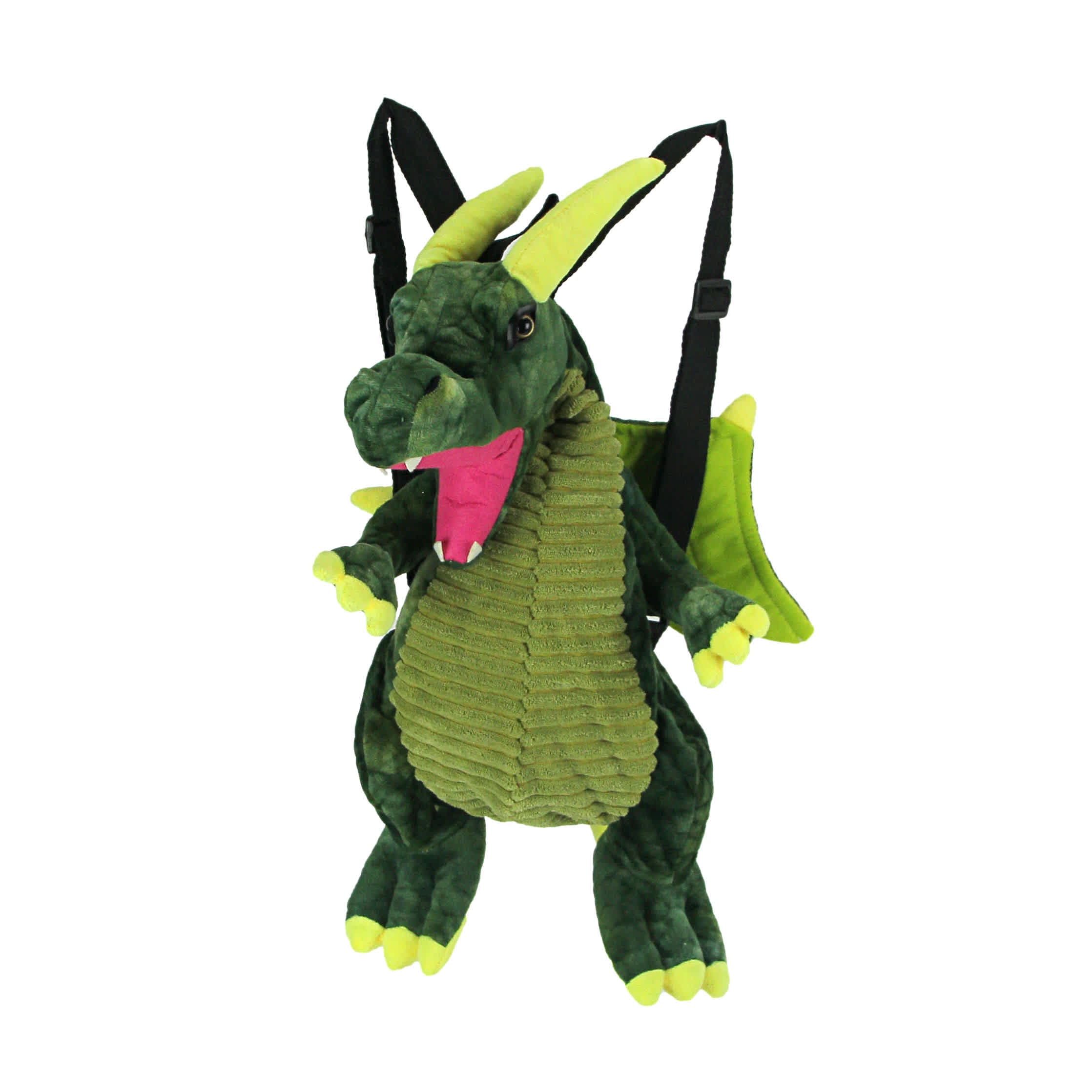 Things2Die4 Magical Furry Plush Green Dragon Mini Backpack in the Bags ...