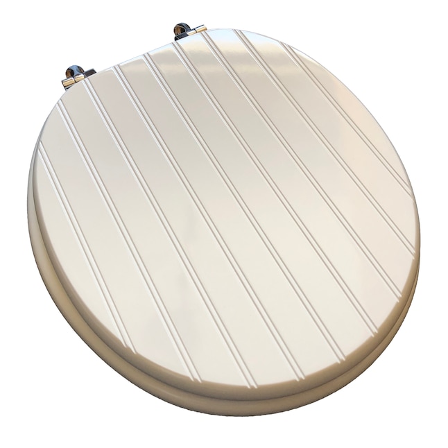 Jones Stephens Deluxe Wood White Round Toilet Seat at Lowes.com Jones Stephens Deluxe Wood White Round Toilet Seat at Lowes.com