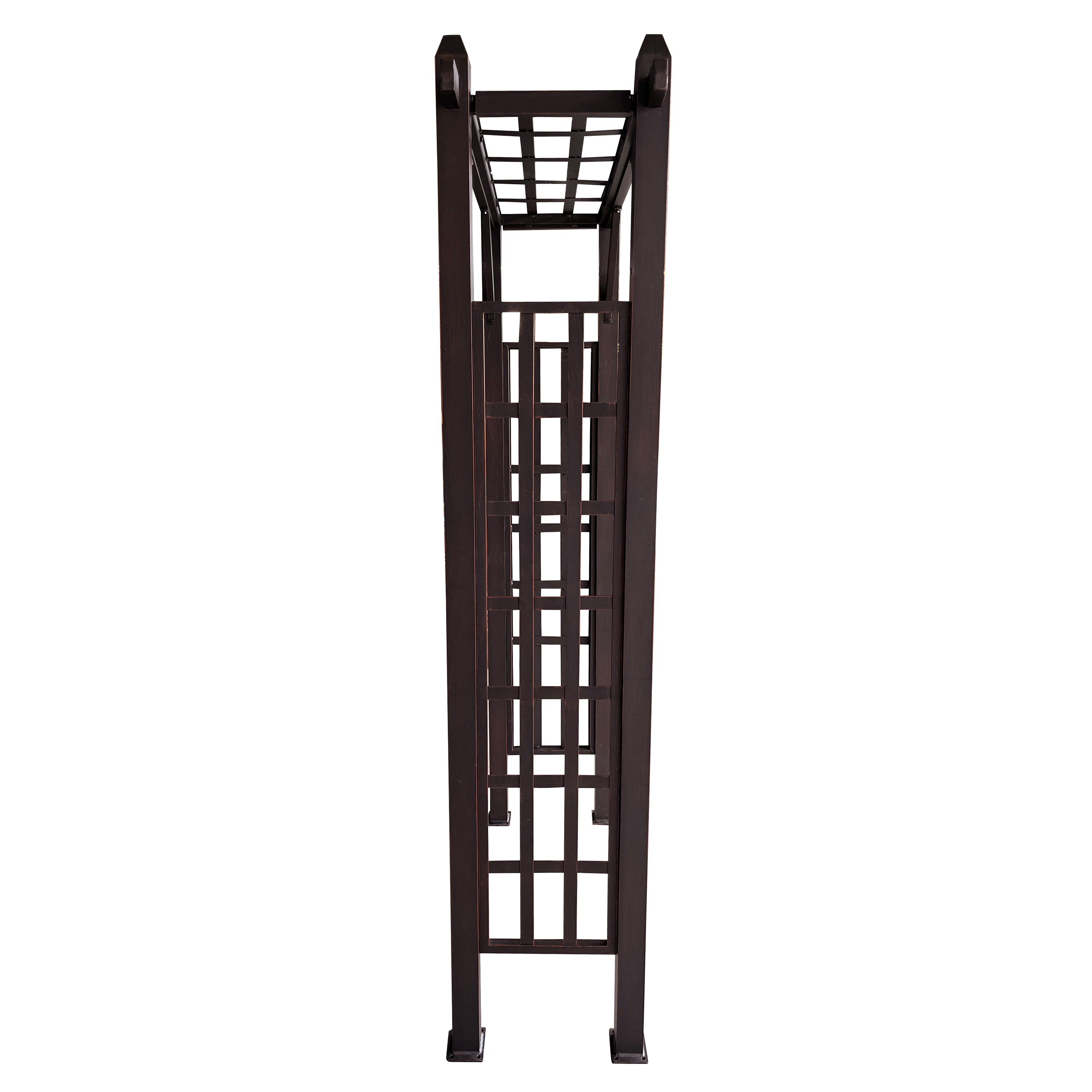 Oakland Living 4.27-ft W x 6.89-ft H Arched Bronze Extruded aluminum ...