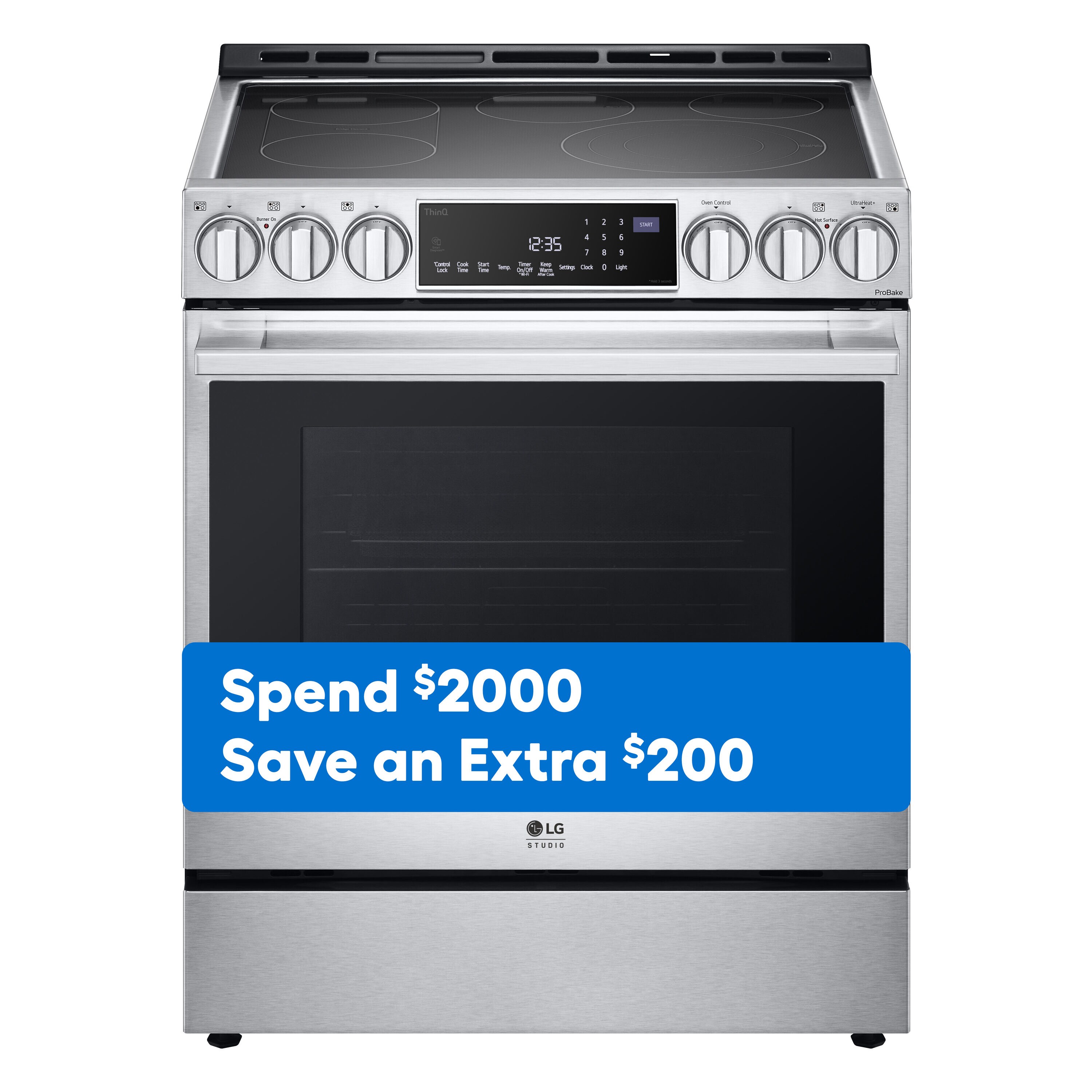 STUDIO Automatic Convection Conversion Electric Ranges at Lowes.com