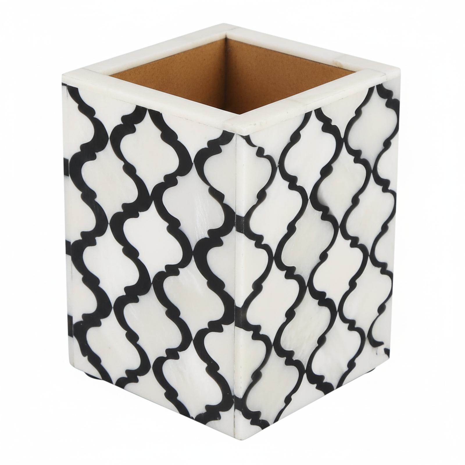 Paradigms Interiors Handcrafted Moroccan Pattern Pen Holder Aesthetic ...