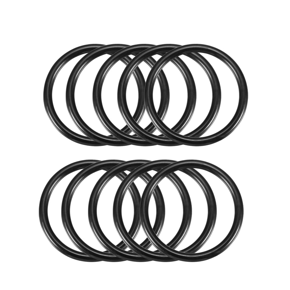 Unique Bargains 10pcs Nitrile Rubber O-Rings 46mm OD 38mm ID 4mm Width ...