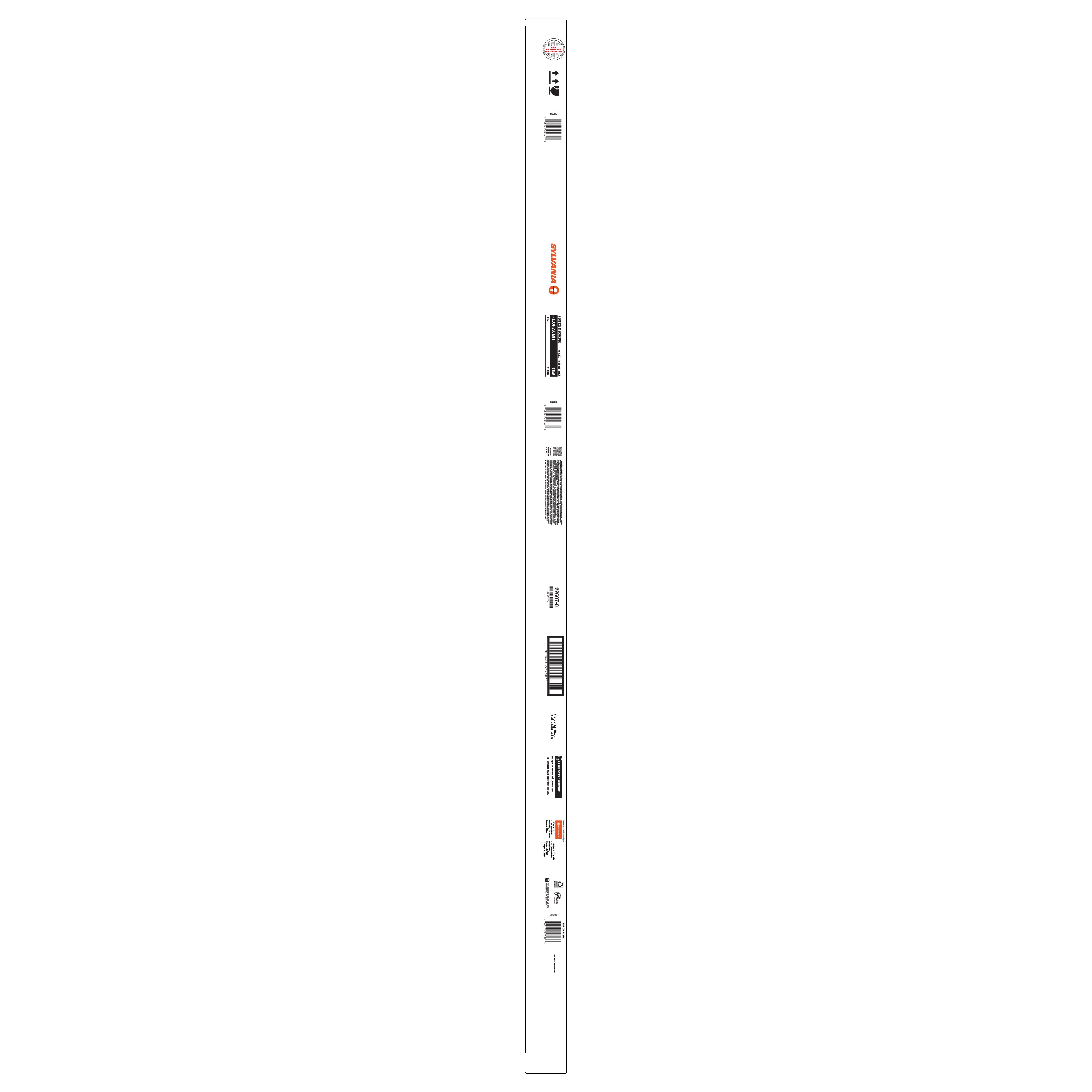 SYLVANIA 75 -Watt EQ T12 Cool white Single pin base FA8 Fluorescent ...