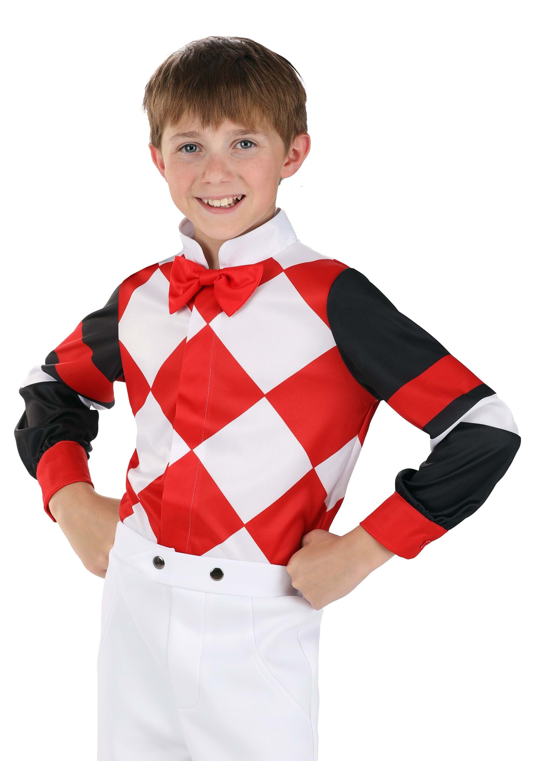 HalloweenCostumes.com FUN Costumes Kid's Red Jockey Shirt Costume ...