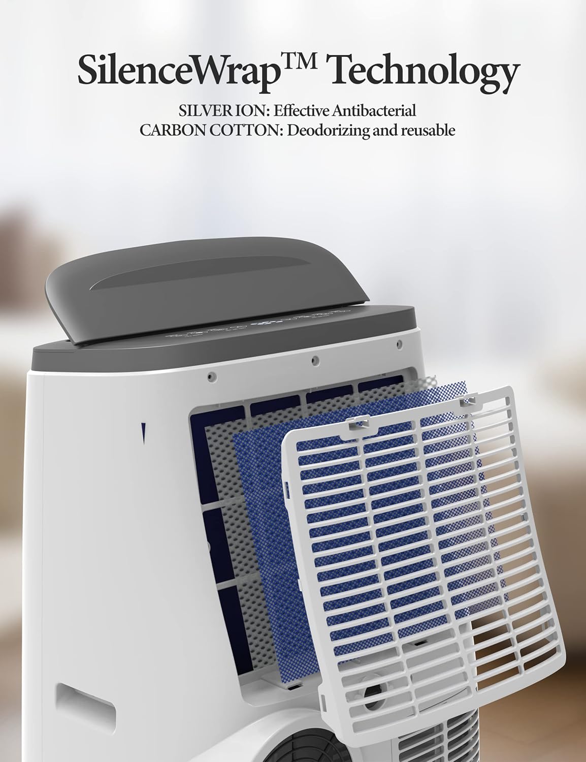 Garvee 14000 BTU Portable Air Conditioners for Bedroom Room Up to 750 ...
