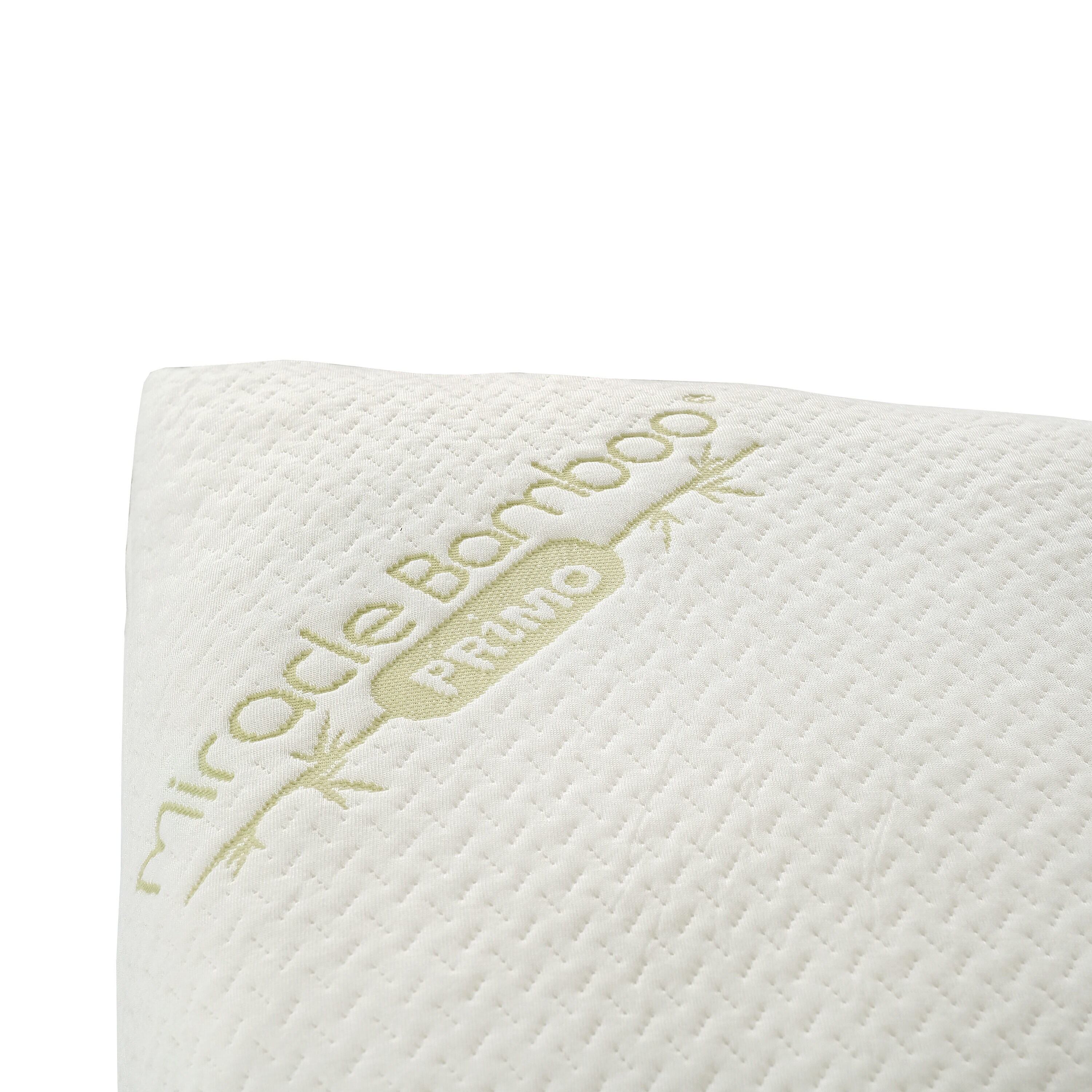 Primo International Memory Foam Pillow with Bamboo Cover in the Bed ...