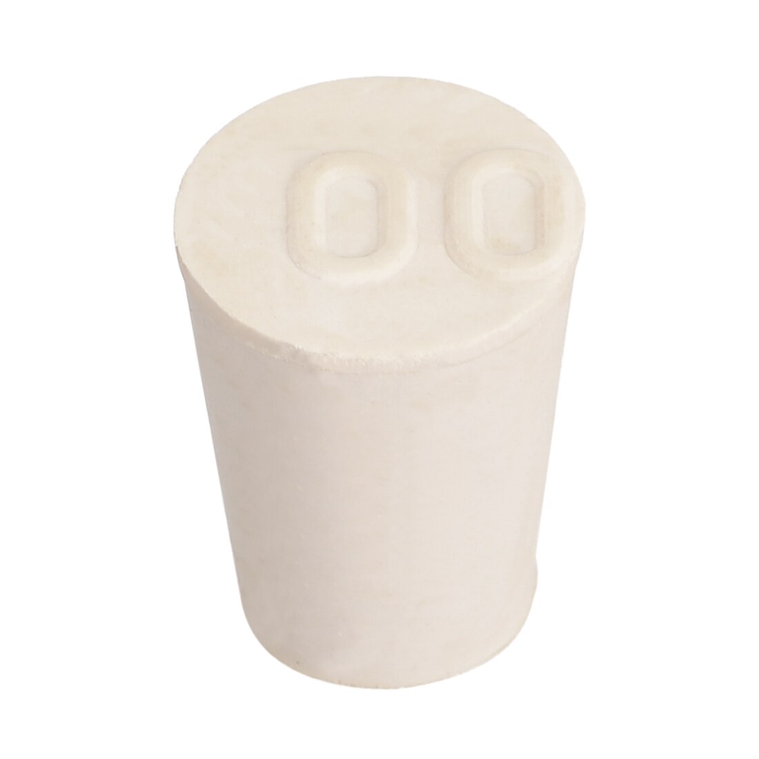 Unique Bargains White Tapered Shaped Solid Rubber Stopper for Lab Tube ...