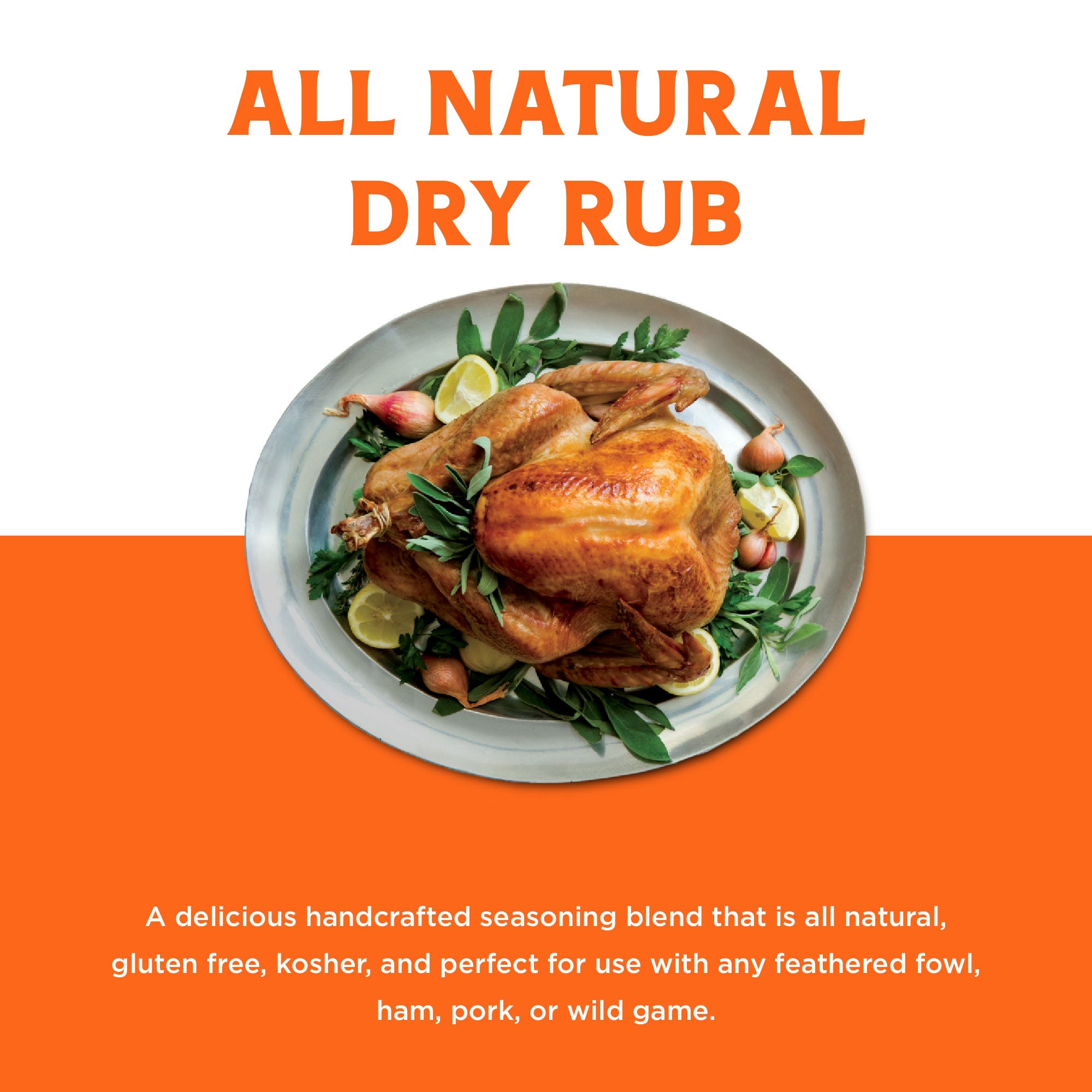 Fire & Flavor All Natural All Purpose Rub/Seasoning - Gluten Free, Non ...