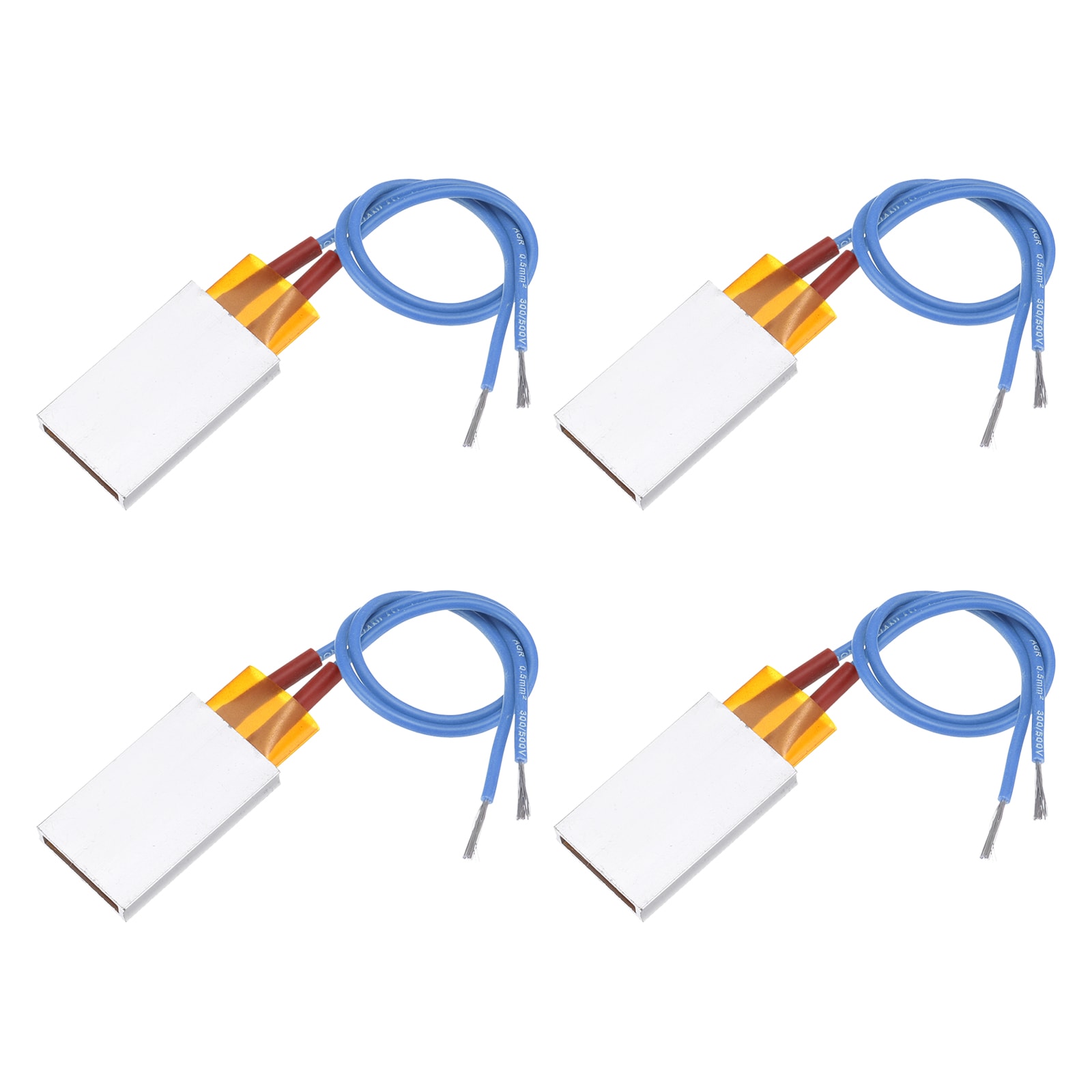 Unique Bargains 4pcs PTC Heating Element AC DC 12V PTC Heating Plate ...