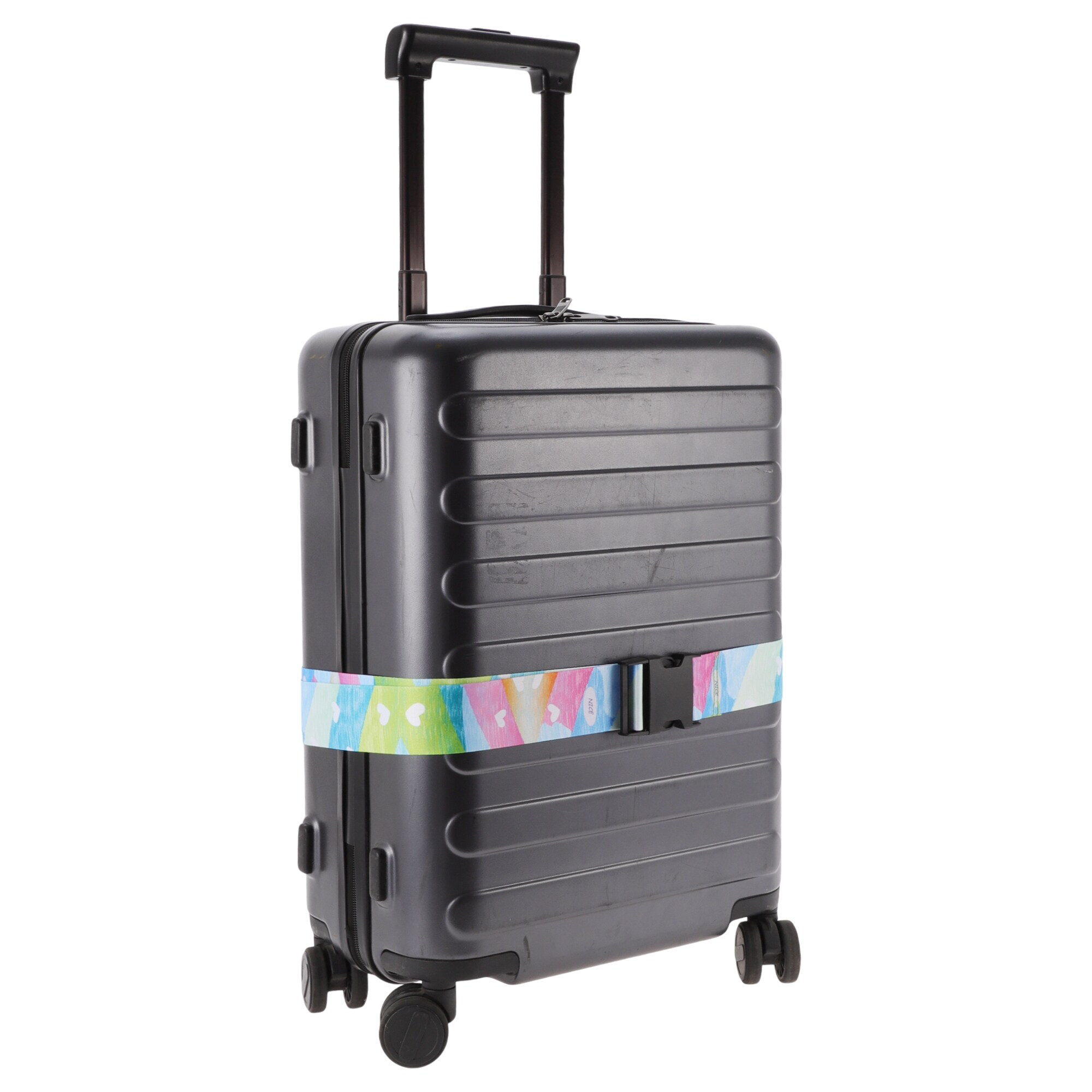 Unique Bargains Oil Painting Pattern Luggage Straps 180cm Length Travel ...
