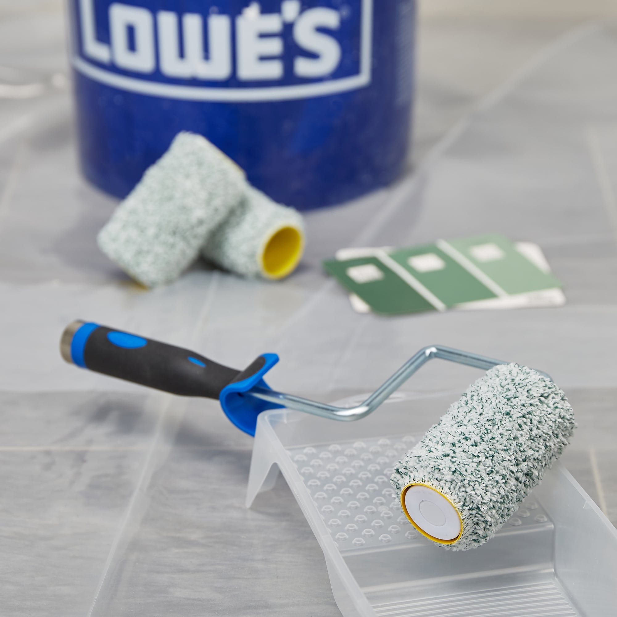 WHIZZ 4 in x 3 8 in Nap MICROLON Ceilings and Walls Synthetic Blend Mini Paint Roller 96570 at Lowes