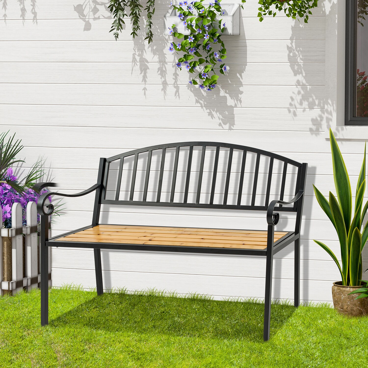 35-Inch-Tall 480-lb.-Weight Capacity Patio Benches at Lowes.com