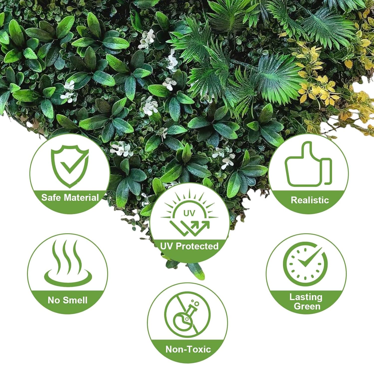 Garvee Artificial Grass Wall Panels 20 inx 20 in12 Pcs Boxwood Wall ...