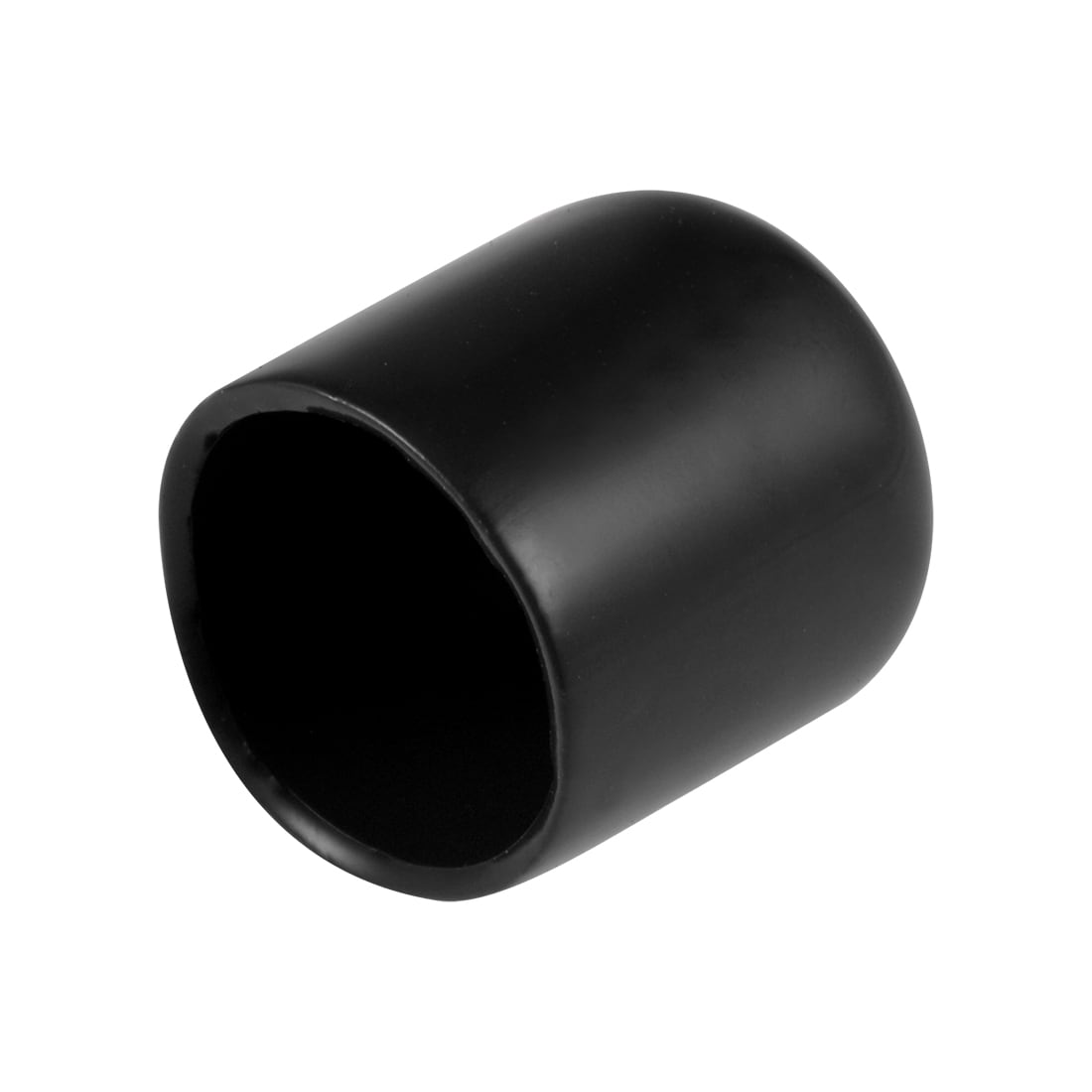 Unique Bargains 25pcs Rubber End Caps 17mm ID Vinyl Round End Cap Cover ...
