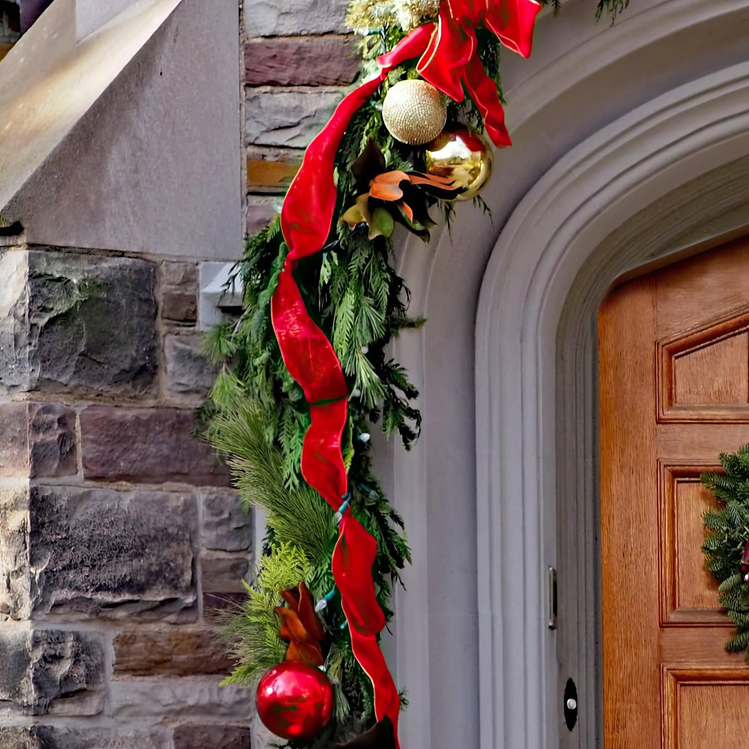 National Plant Network 20-ft Real Cedar Indoor/Outdoor Christmas ...