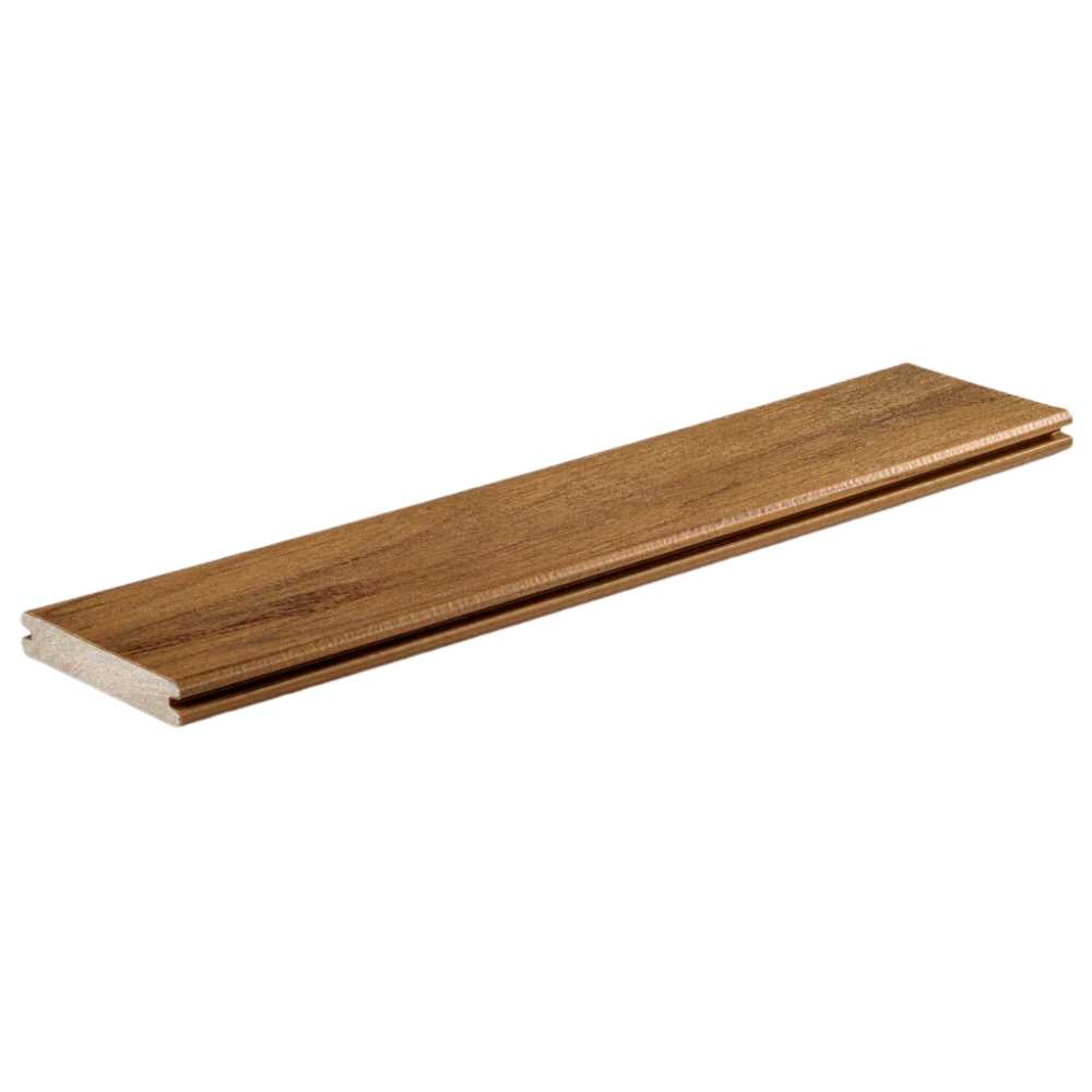 TimberTech Legacy 1-in x 6-in x 20-ft Tigerwood Grooved Composite Deck ...