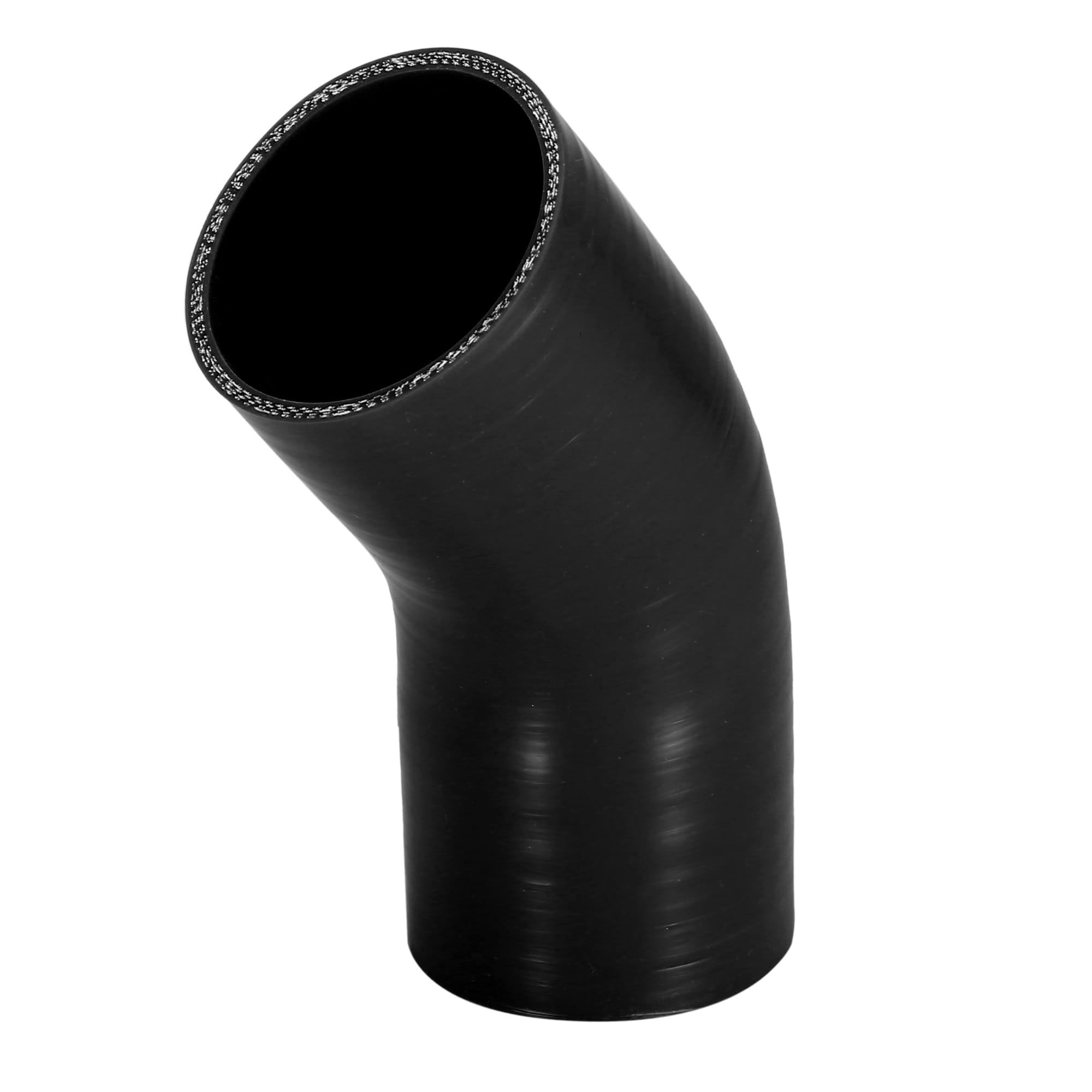 Unique Bargains 76mm 3-Inch ID 45 Degree Elbow Silicone Reducer Hose ...