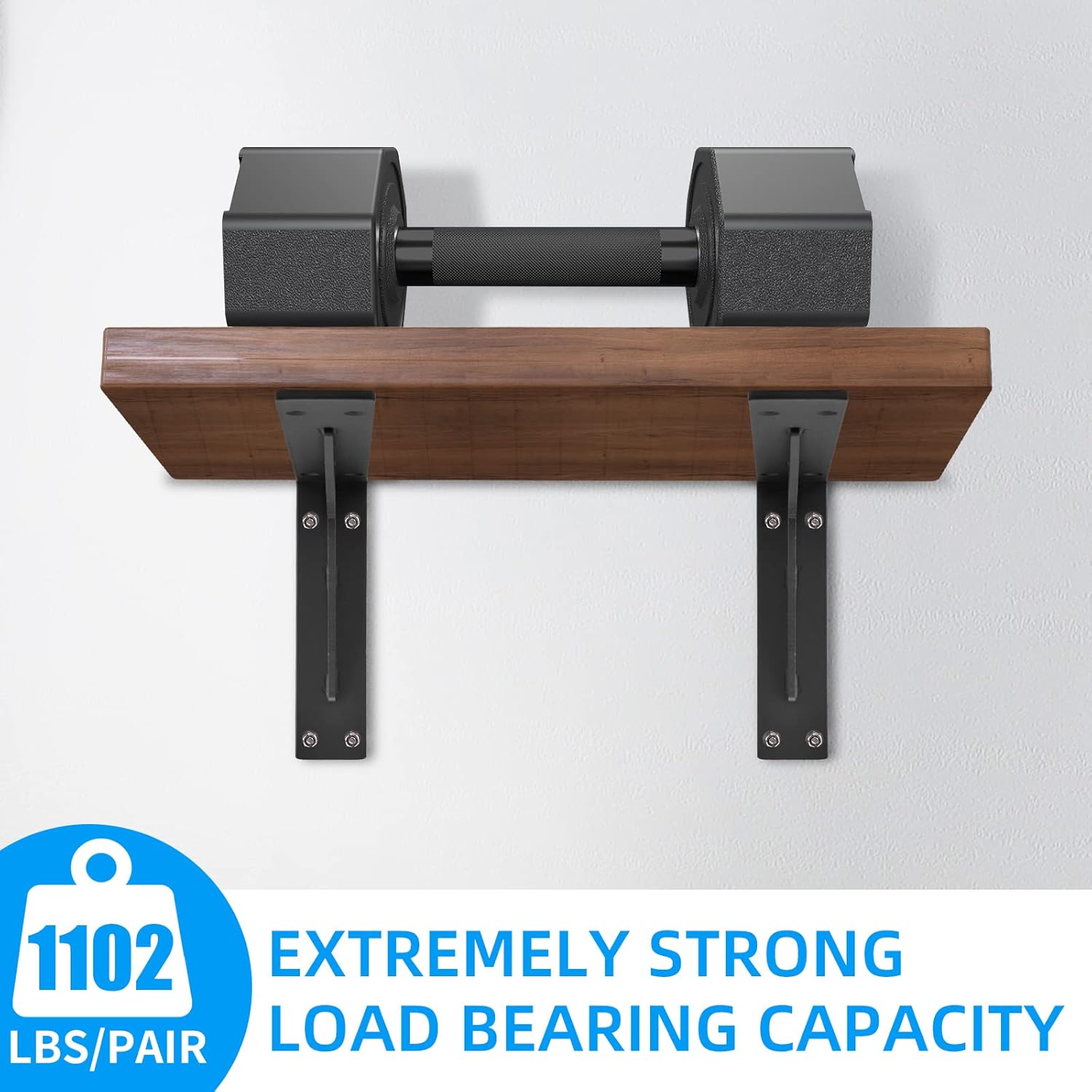 Misopily Heavy Duty Countertop Support Bracket 12x8x2 in 1/5 in Thick ...