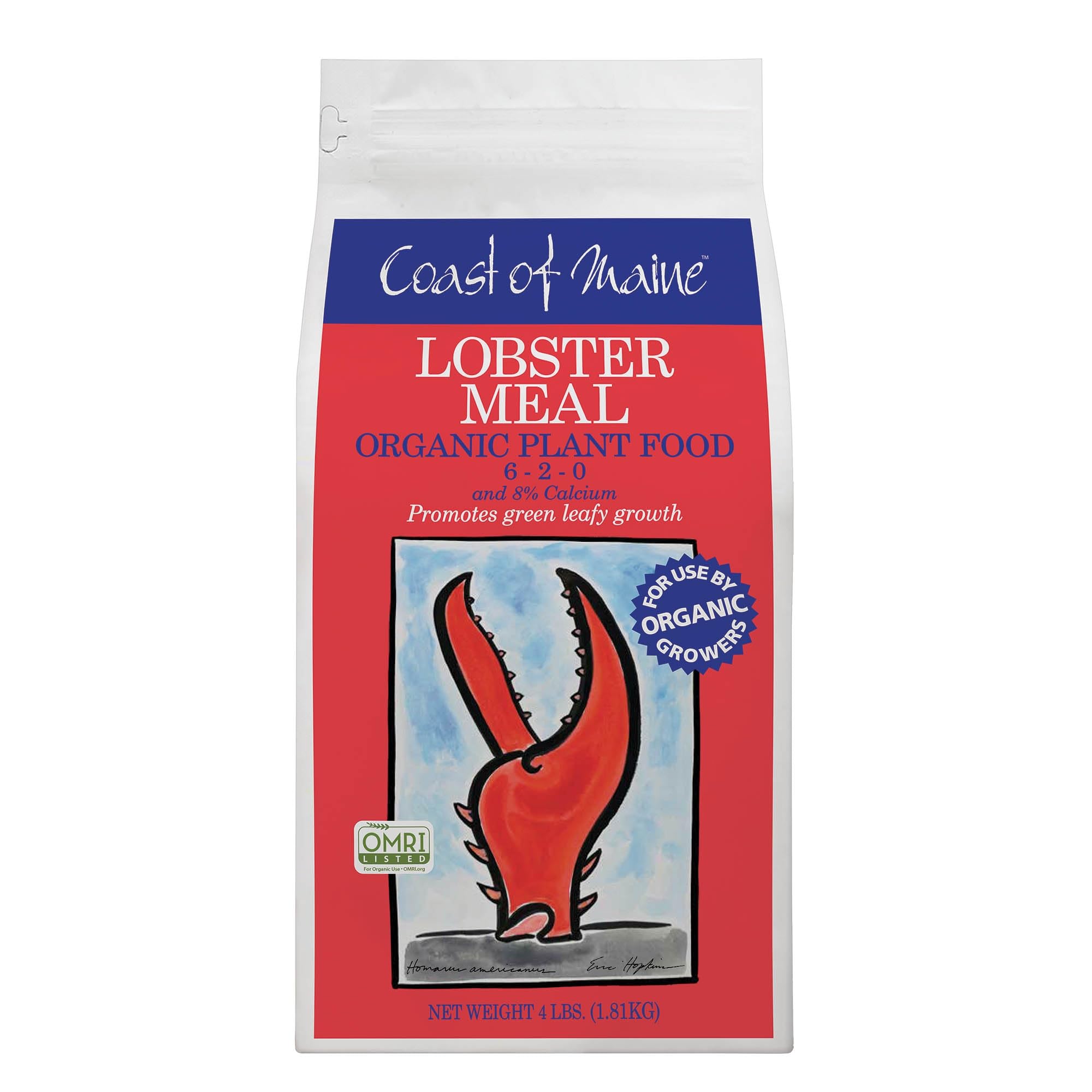 Coast of Maine Organic Lobster Meal Plant Food (4lb) - OMRI Listed for ...
