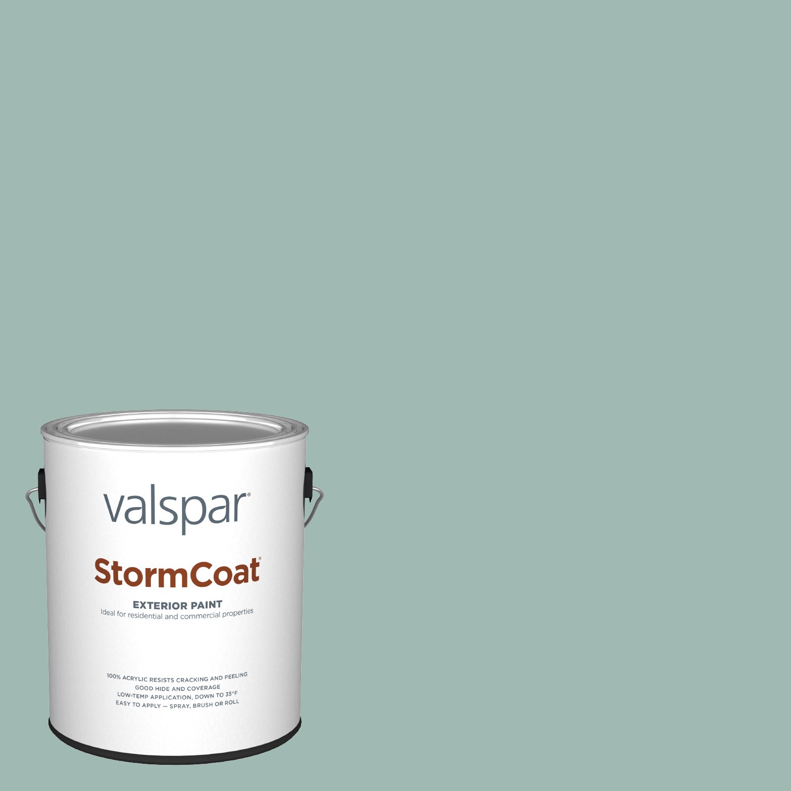 Valspar Pro Storm Coat Flat Tropical Bay 5002-3c Latex Exterior Paint ...
