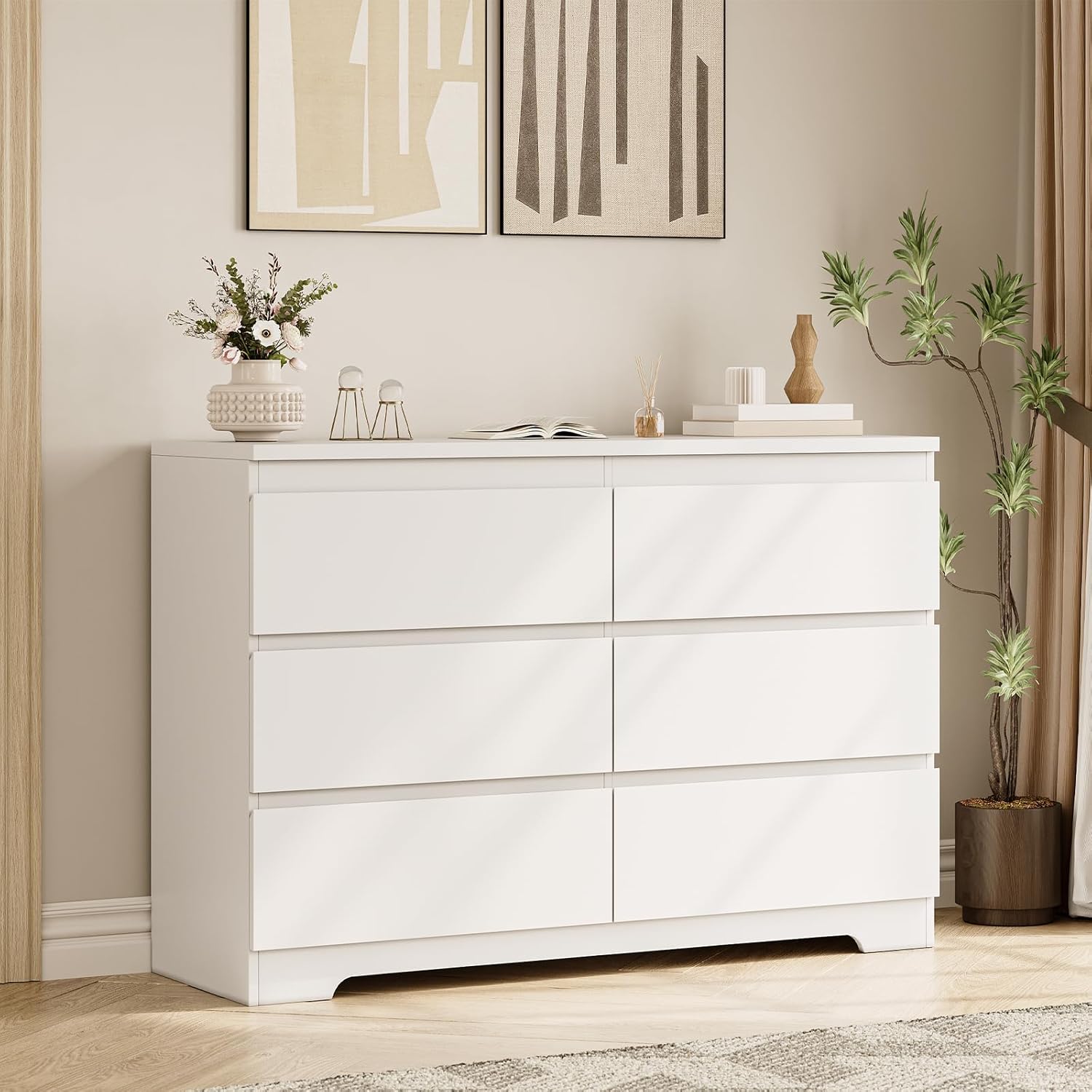Garvee Simply Modern Chest Of Drawers With Six Drawers in the Dressers ...