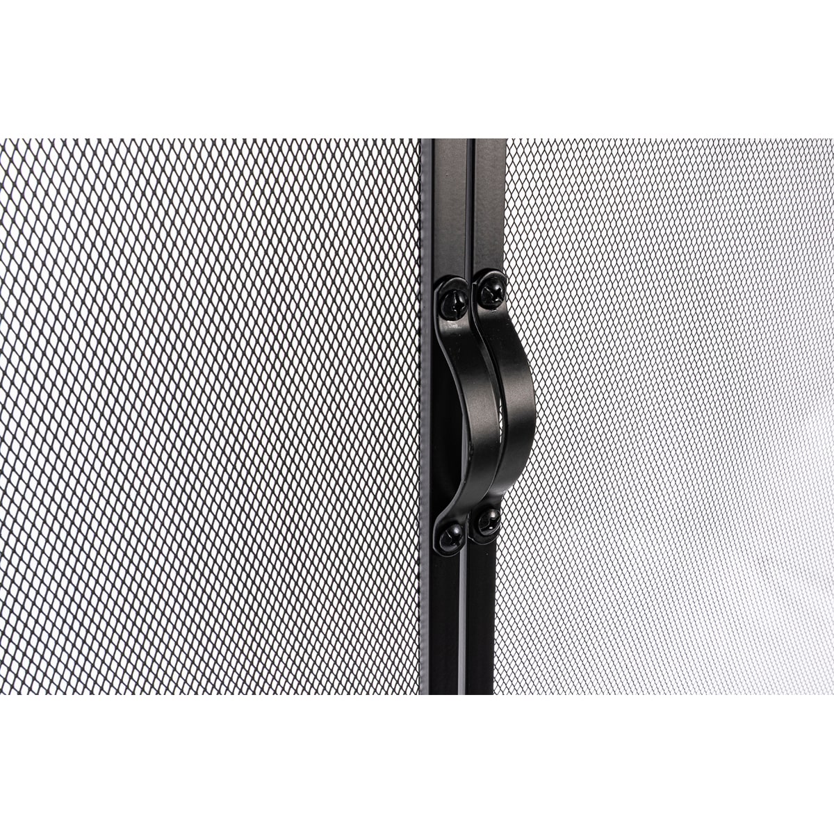 Sureway Home Products 38-in Black Steel 1 -Panel Flat Twin Fireplace ...