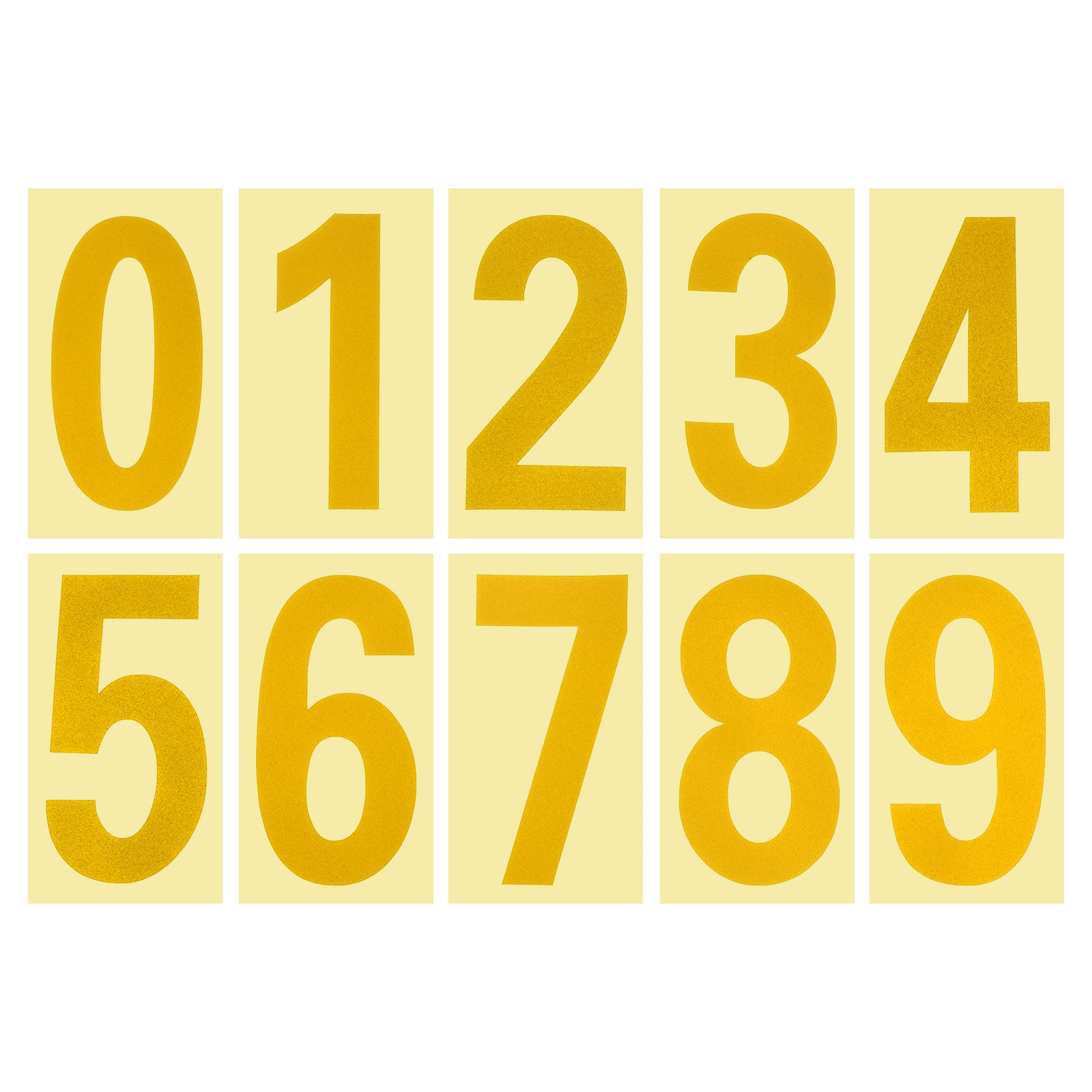 PATIKIL 3.27 Inch Mailbox Numbers Sticker 4pcs 0 - 9 Vinyl Number ...