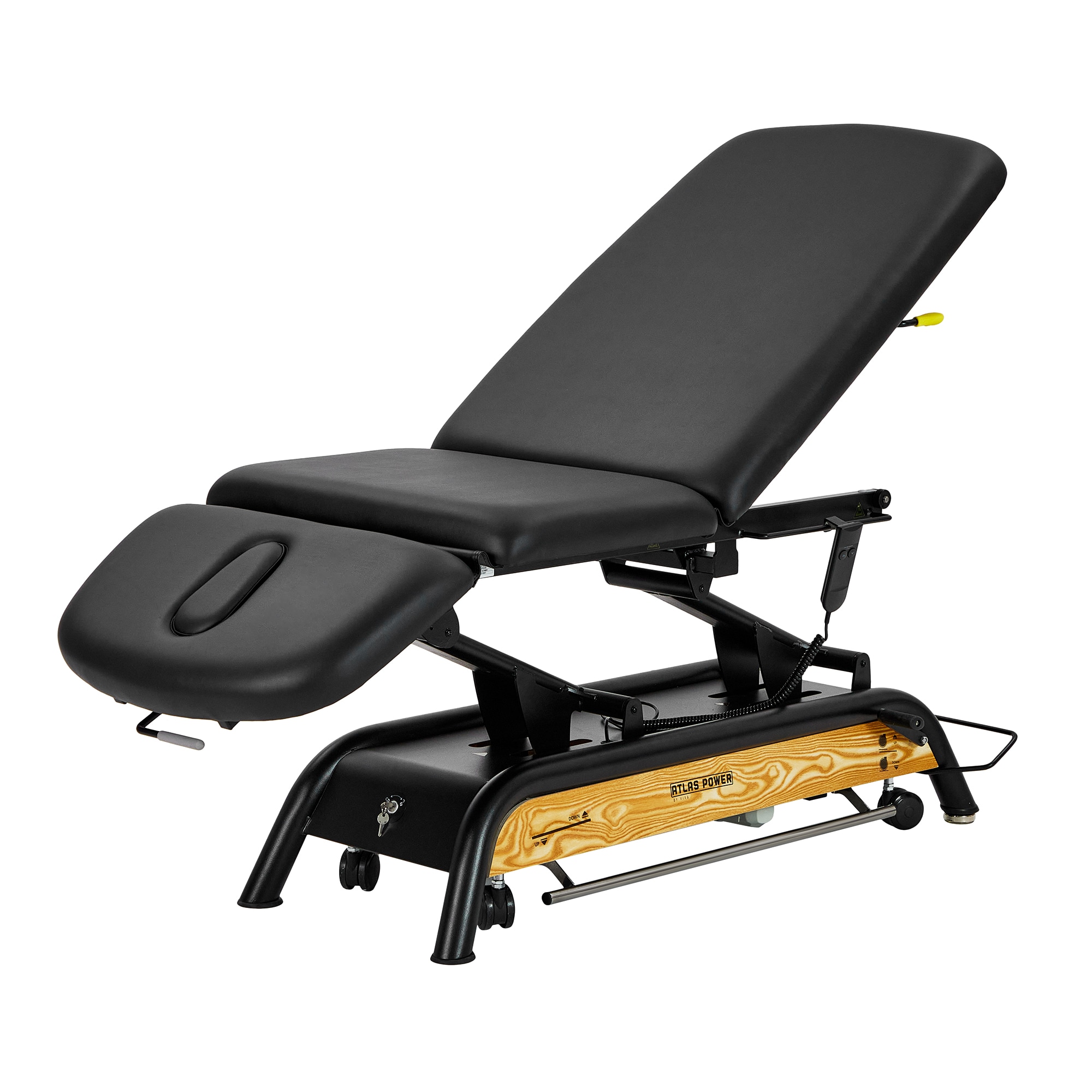 Viva Comfort Atlas Black Upholstered 440-lb Capacity Power Hi-Lo Open ...