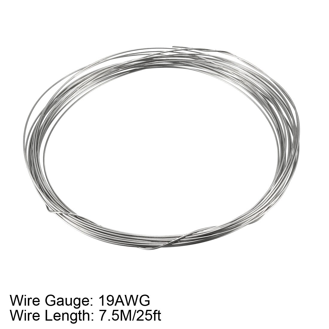 Unique Bargains 19 Gauge Heat Resistance Wire Wrapping 25ft Heating ...