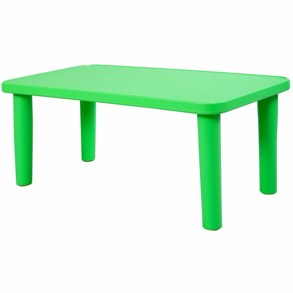 Slickblue Kids Snack and Craft Table - Green Square Kids Play Table ...
