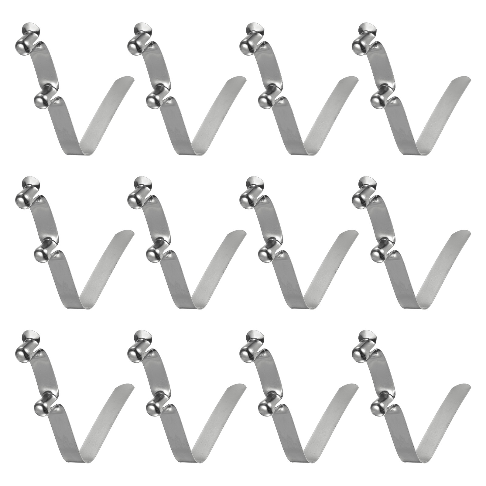 Unique Bargains 12pcs Double Button Kayak Paddle Snap Spring Clip ...