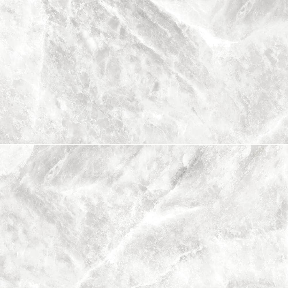 The Tile Life Nimbus Blanco 24-in x 48-in Matte Porcelain Marble look ...